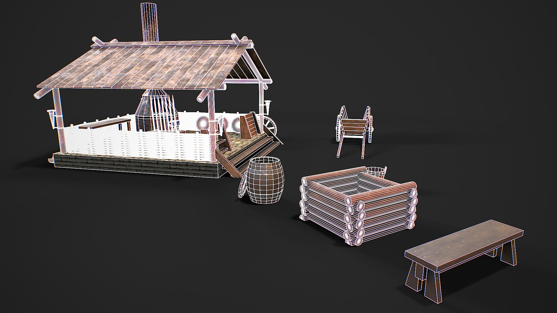 Medieval Forge 3D Model by Nicu_Tepes