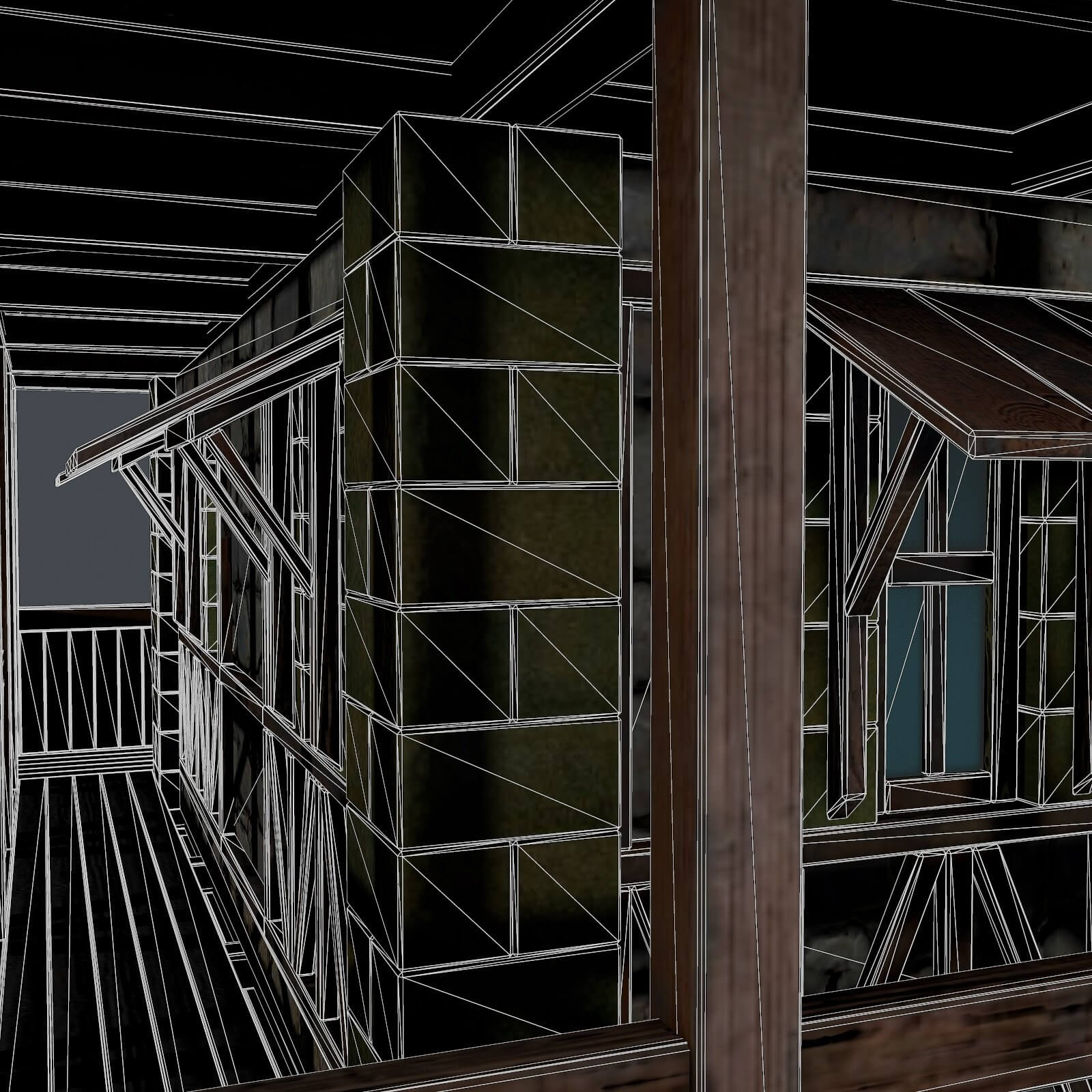 Medieval House - 3D Model by Nicu_Tepes