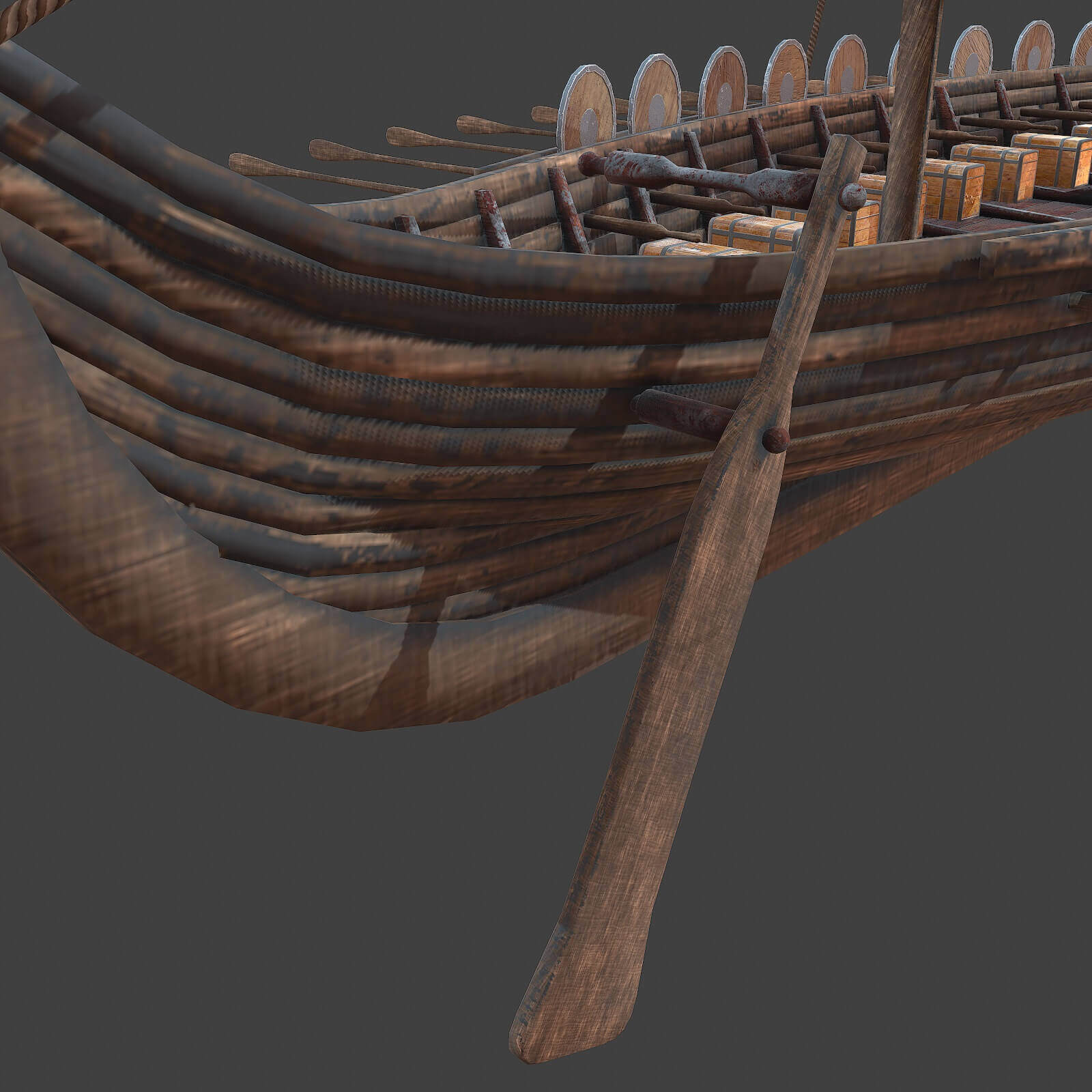 Medieval Ship - 3D Model by Nicu_Tepes