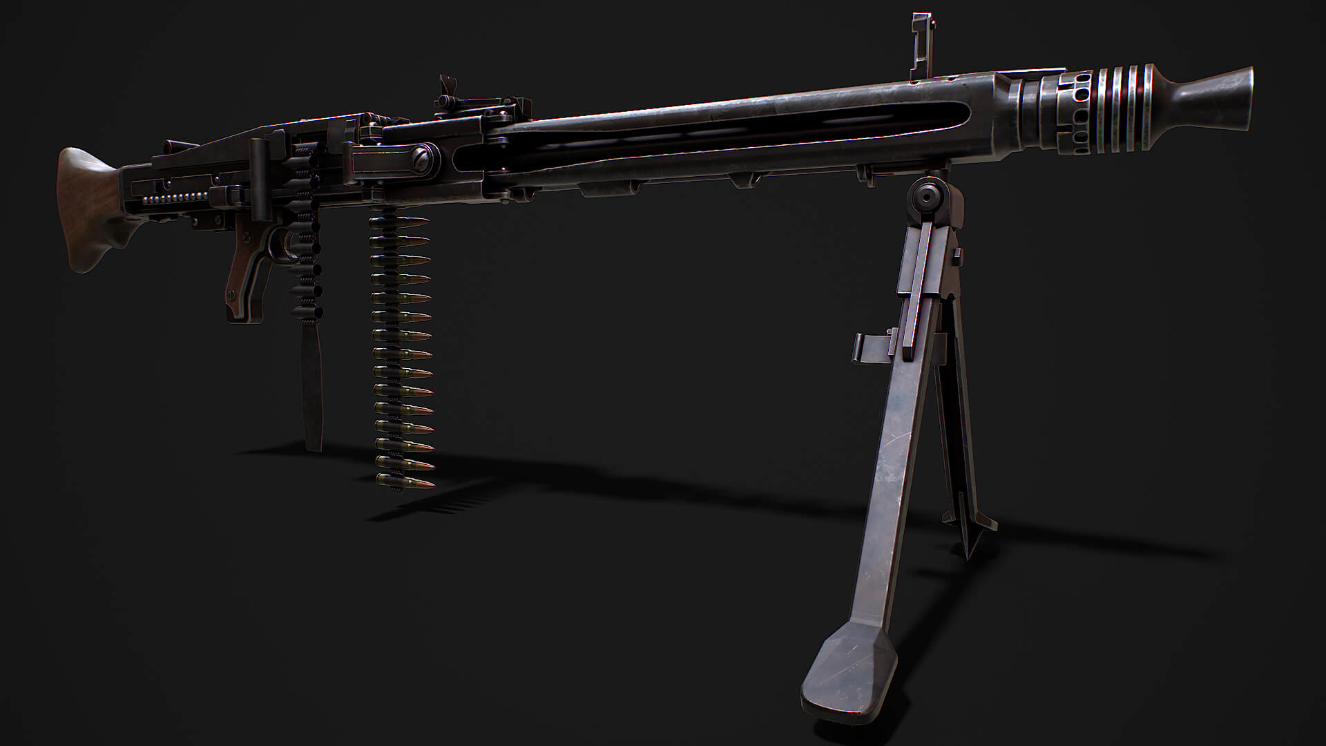 MG-42 3D Model by Nicu_Tepes