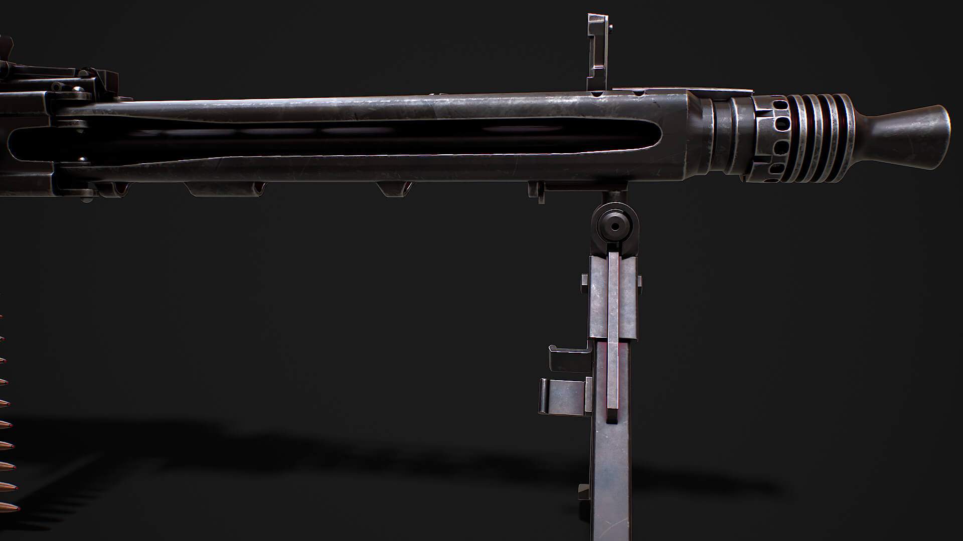 MG-42 3D Model by Nicu_Tepes