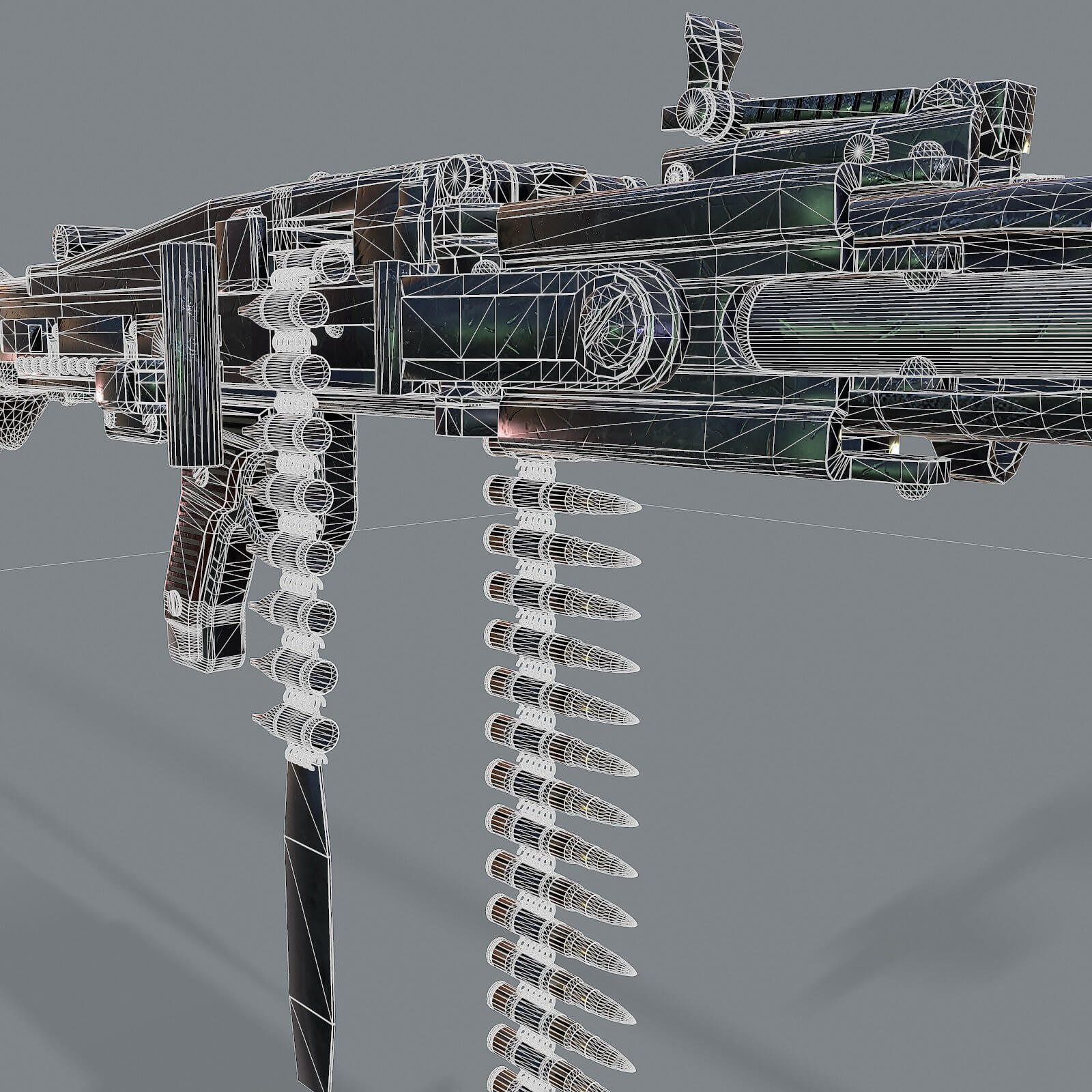 MG-42 Machine Gun 3D Model by Nicu_Tepes