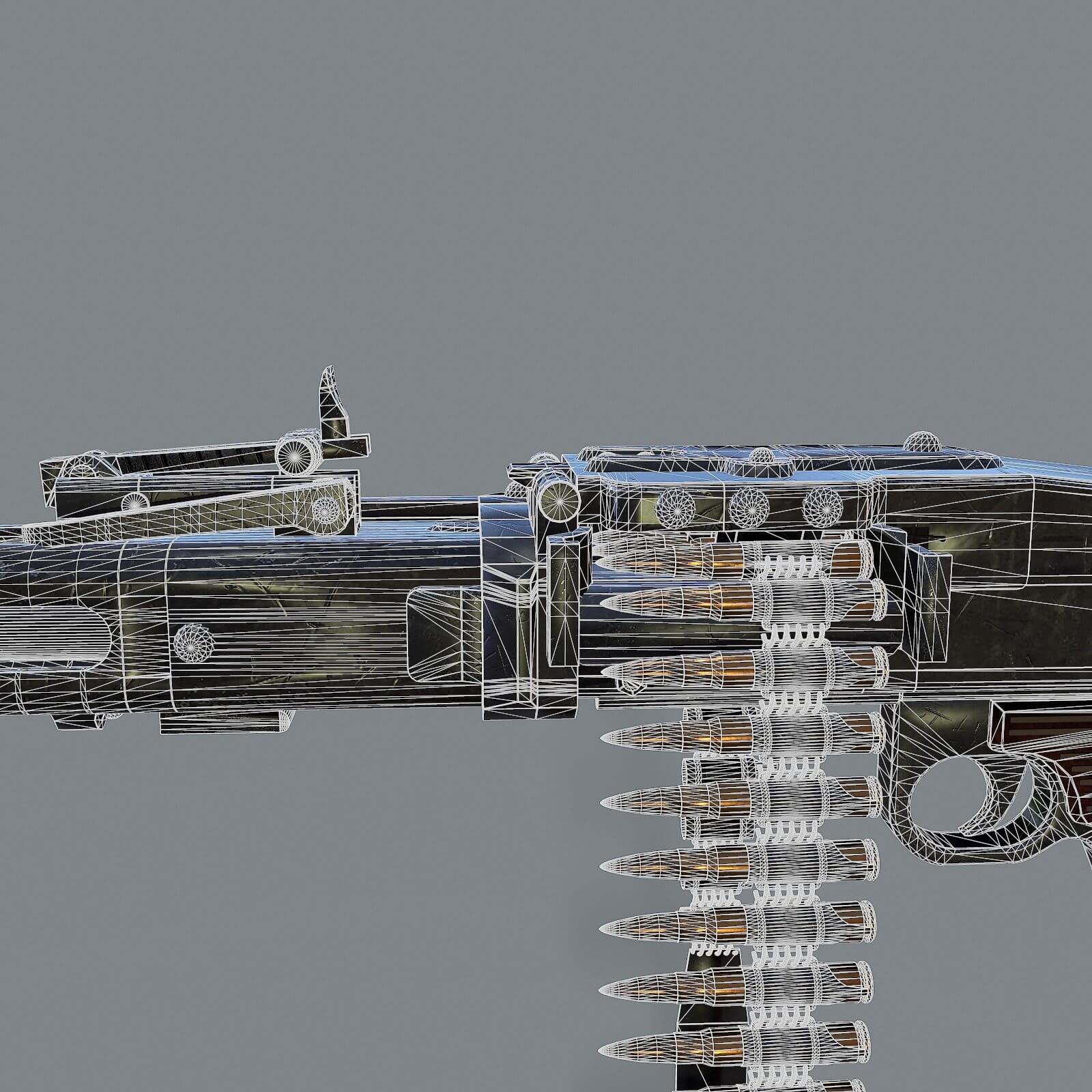 MG-42 Machine Gun 3D Model by Nicu_Tepes