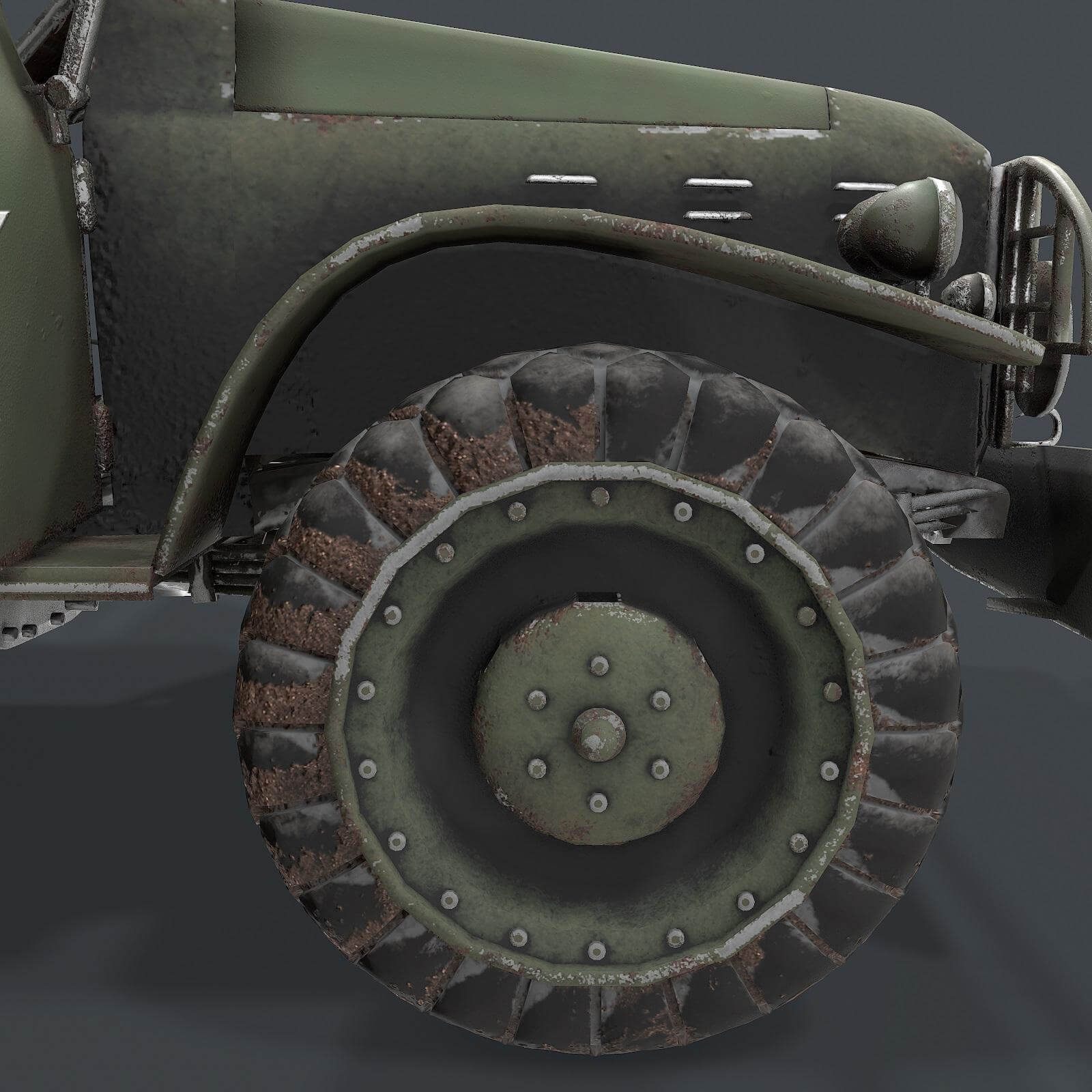 Dodge WC54 Military Ambulance - 3D Model by Nicu_Tepes