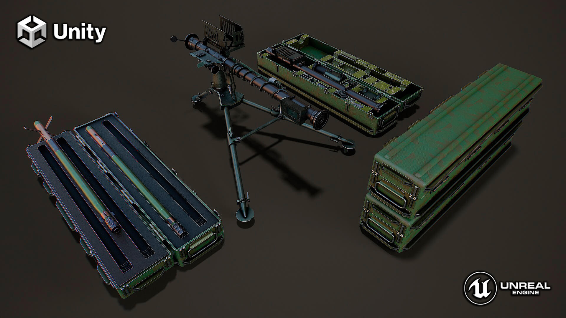 Missile Launcher Scene - 3D Model by Nicu_Tepes