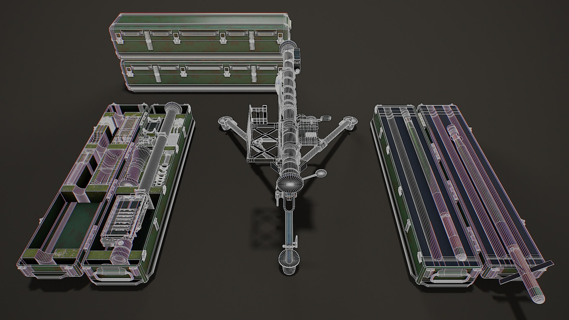 Missile Launcher Scene - 3D Model by Nicu_Tepes