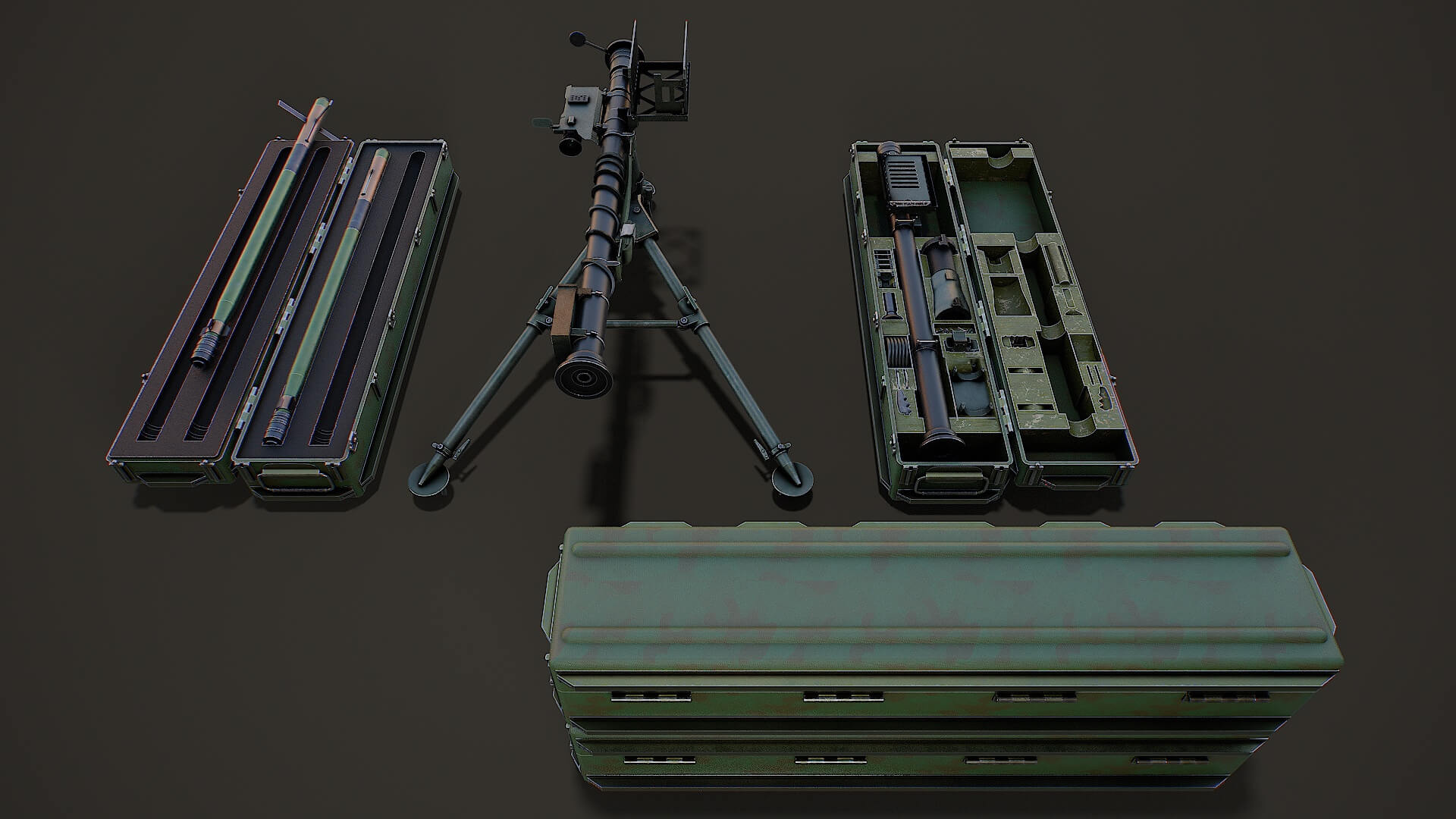Missile Launcher Scene - 3D Model by Nicu_Tepes