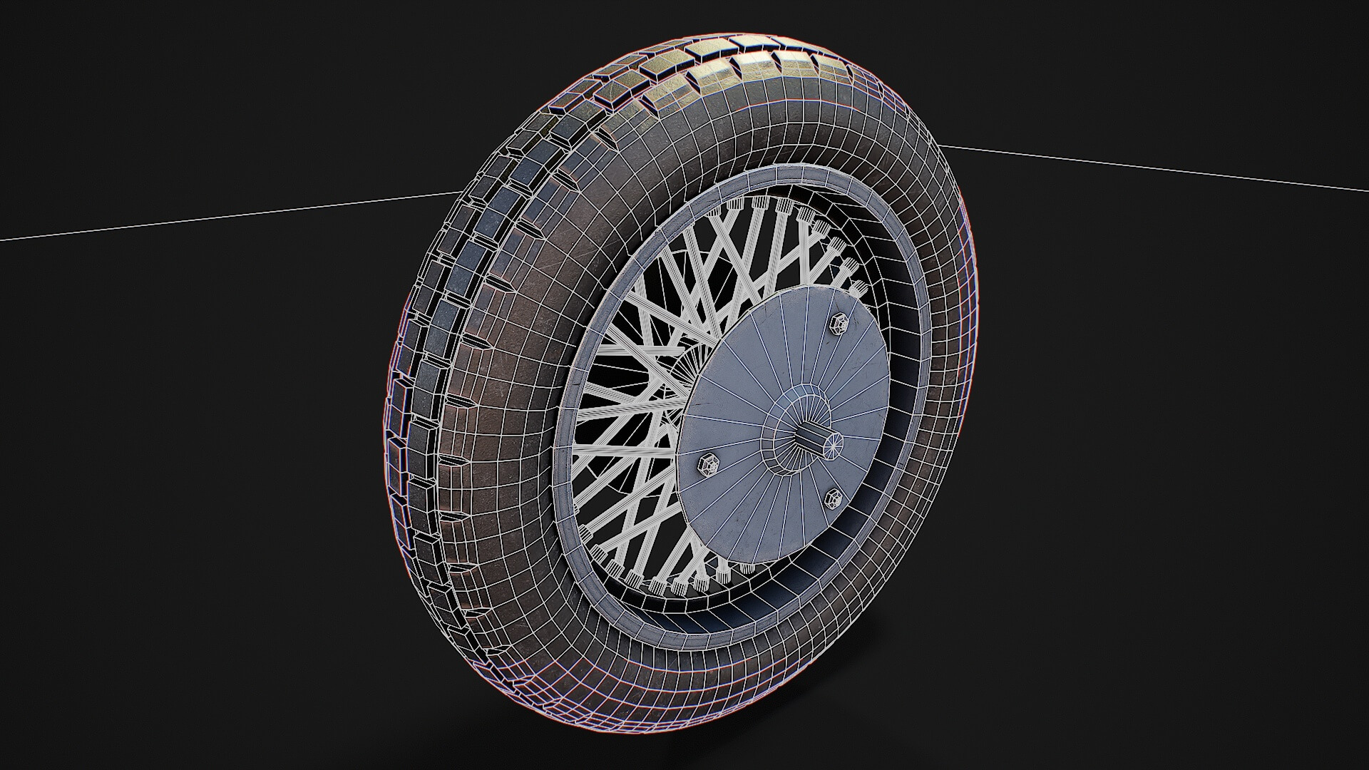 Motorcycle 3D model by Nicu_Tepes