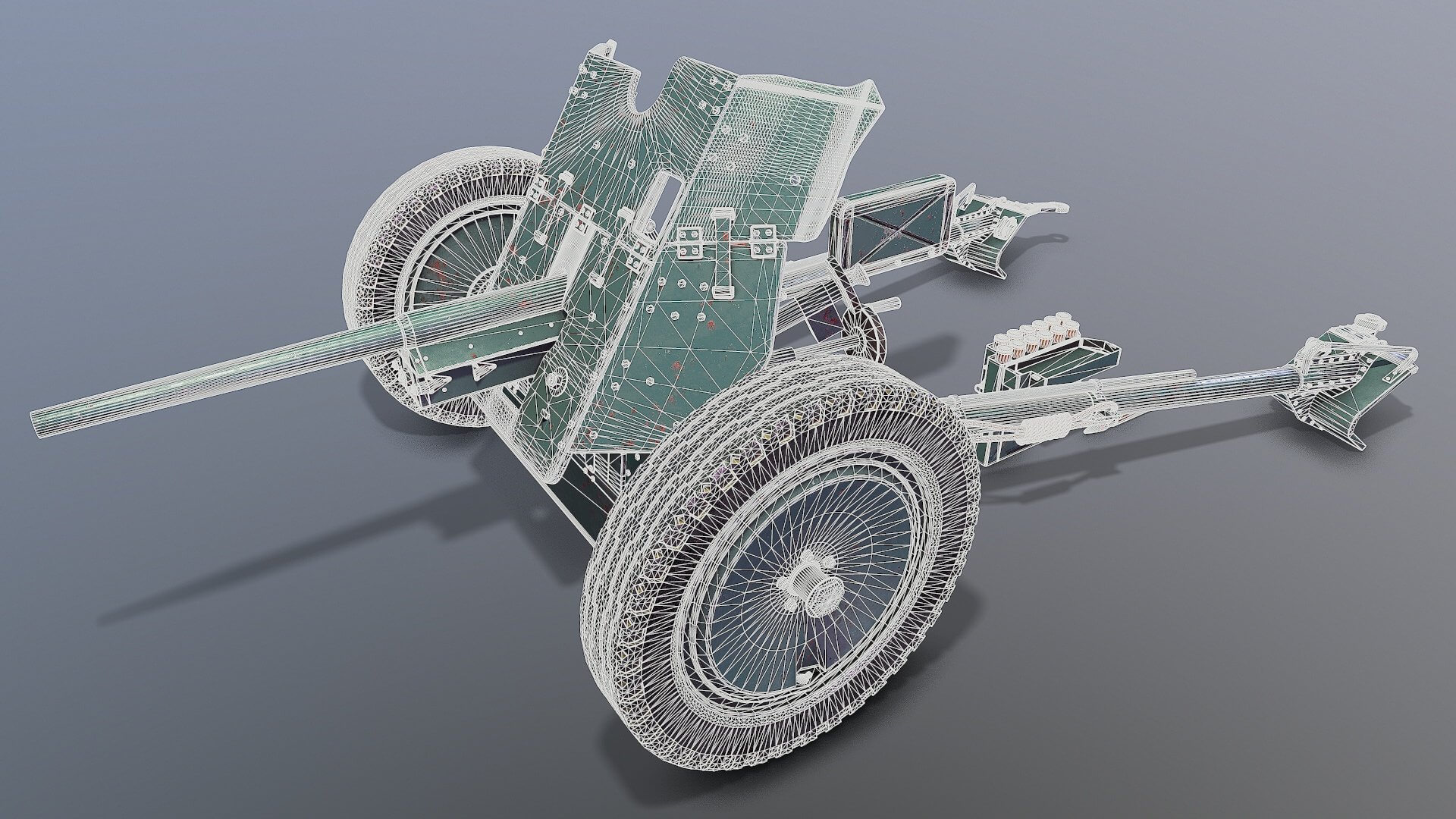 Pak 36 - 3D Model by Nicu_Tepes