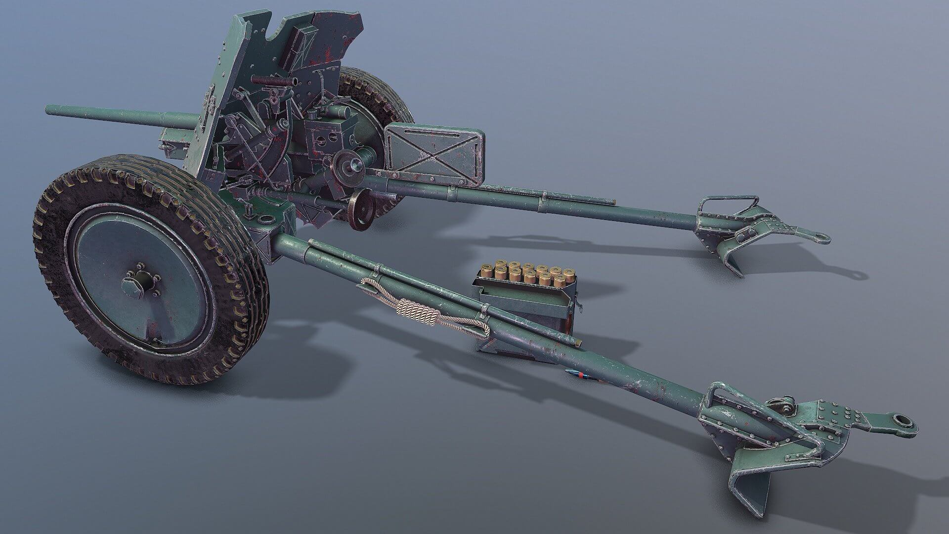 Pak 36 - 3D Model by Nicu_Tepes