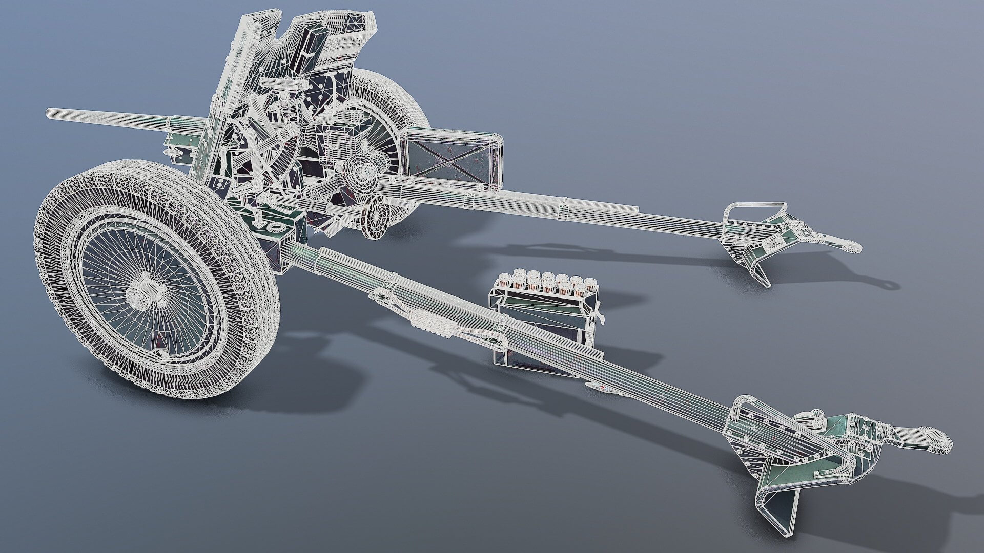 Pak 36 - 3D Model by Nicu_Tepes