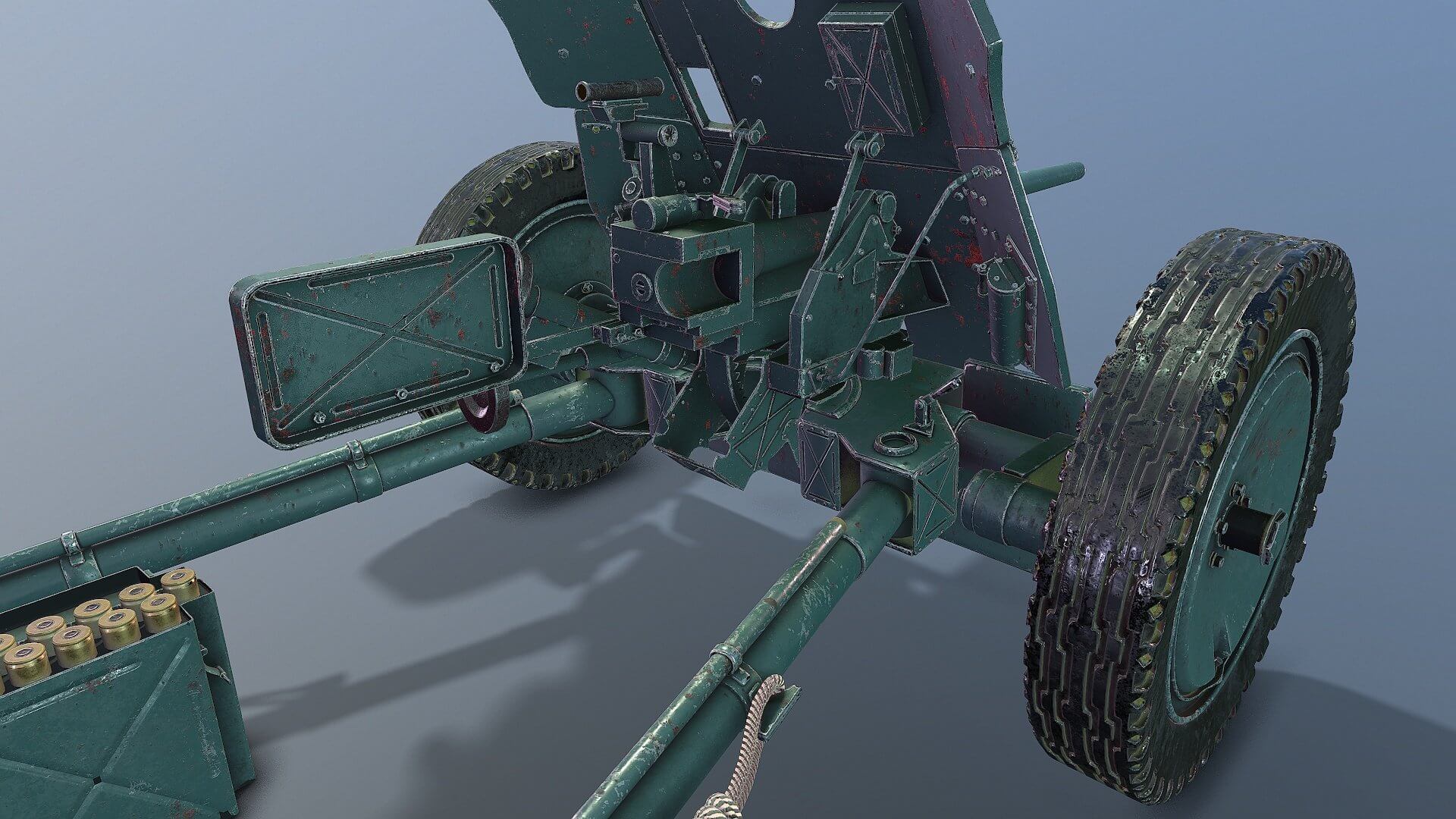 Pak 36 - 3D Model by Nicu_Tepes