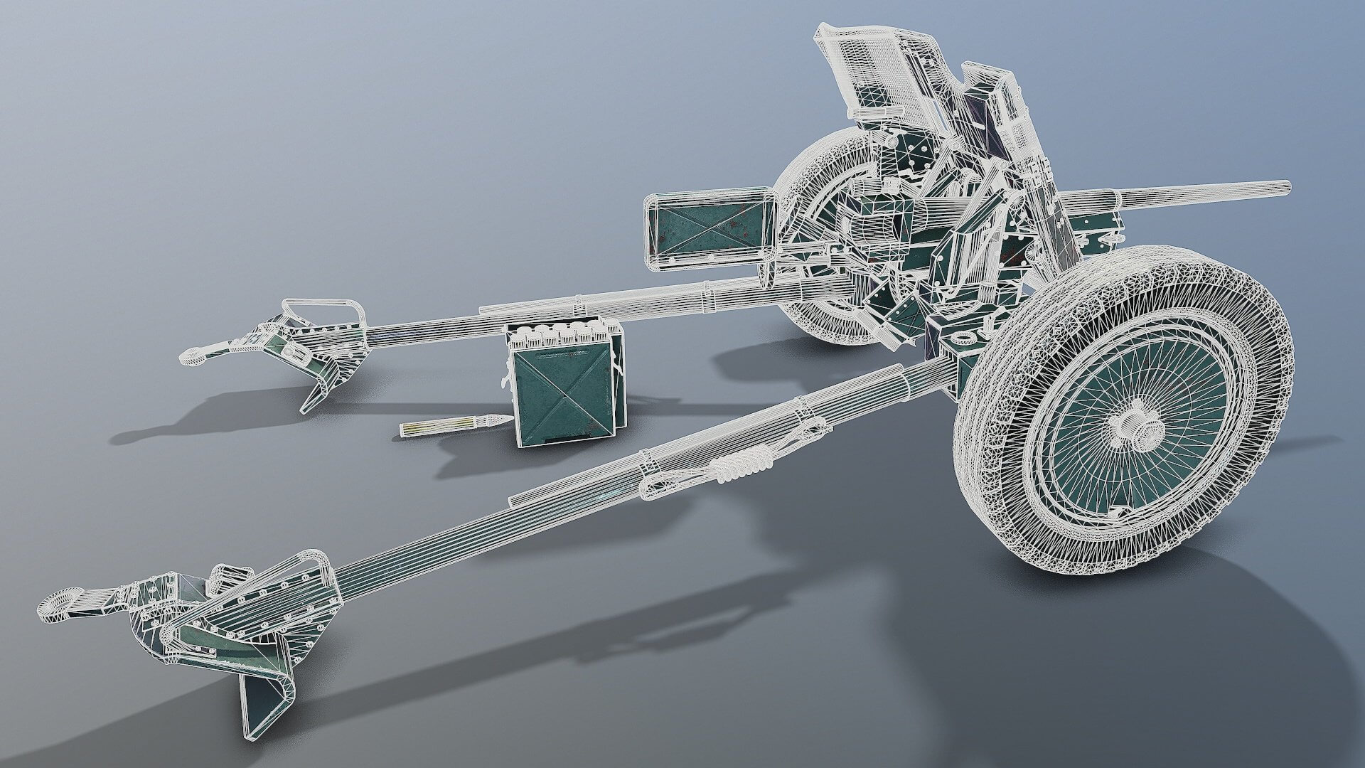 Pak 36 - 3D Model by Nicu_Tepes