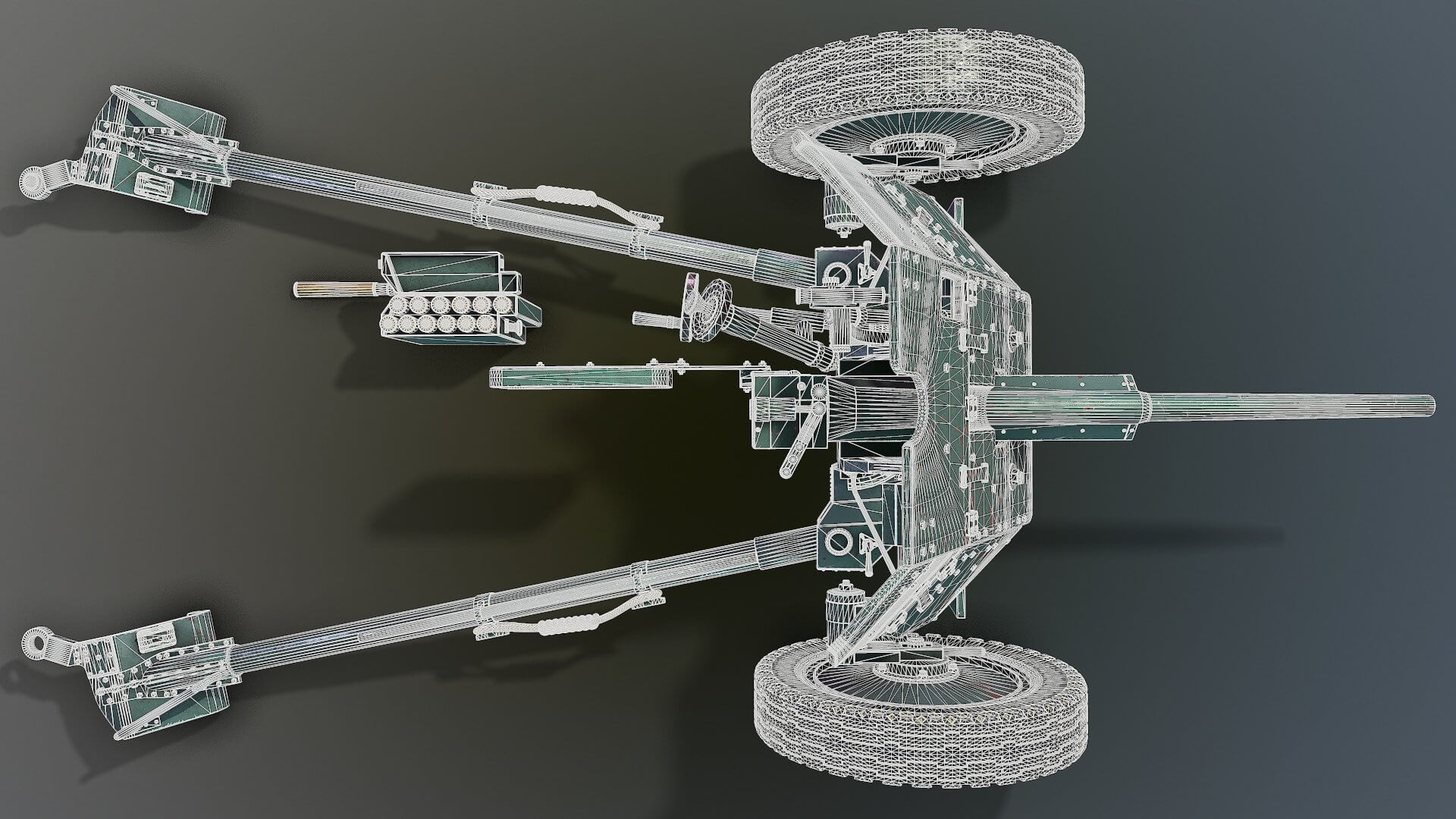 Pak 36 - 3D Model by Nicu_Tepes