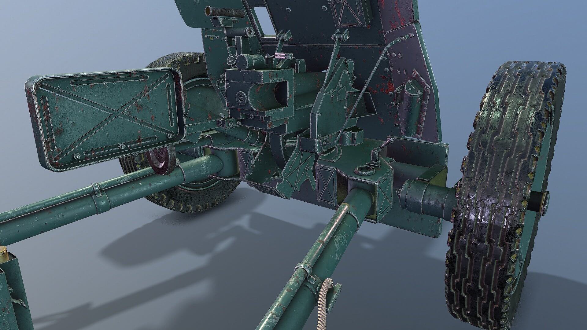 Pak 36 - 3D Model by Nicu_Tepes
