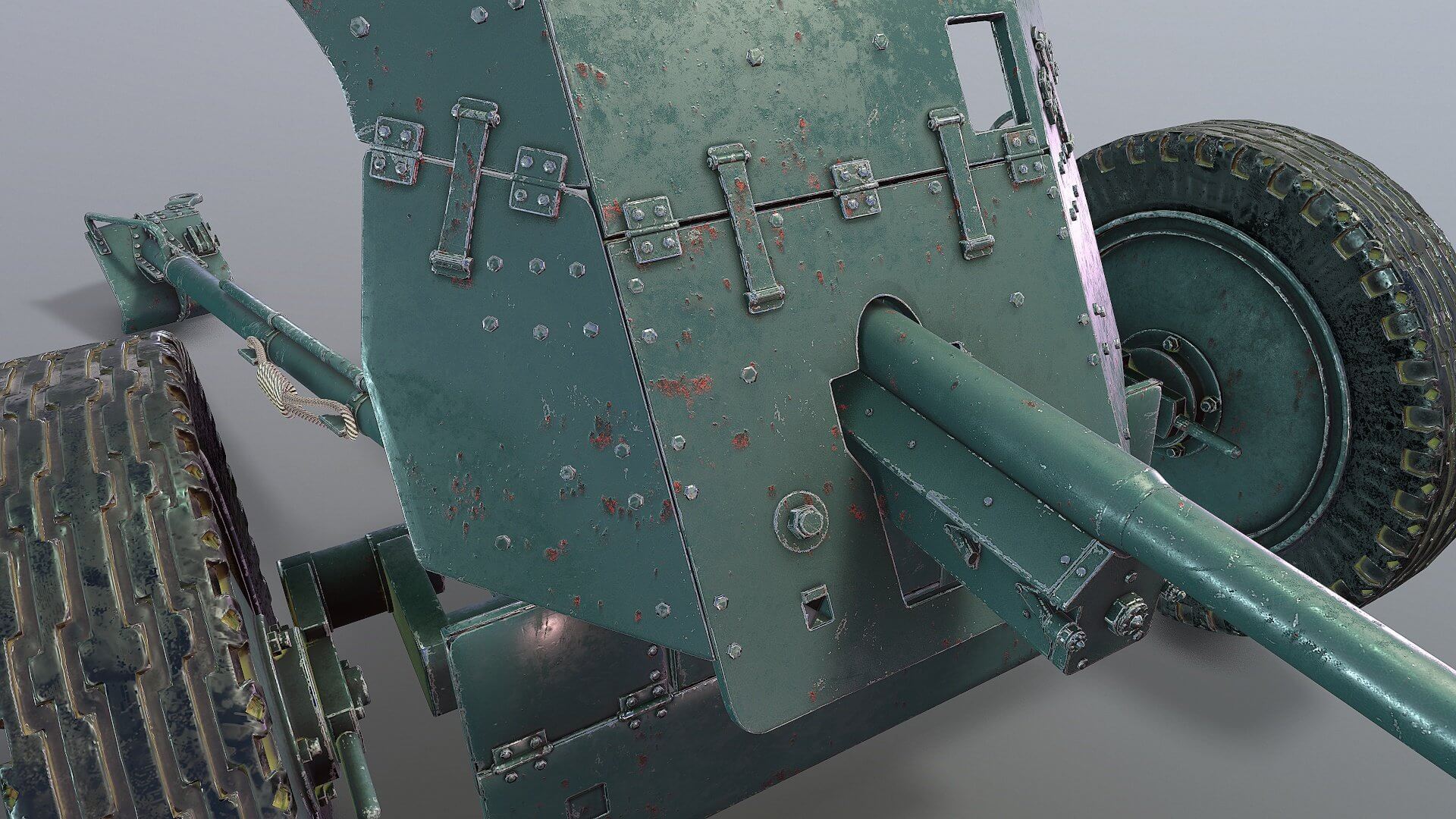 Pak 36 - 3D Model by Nicu_Tepes