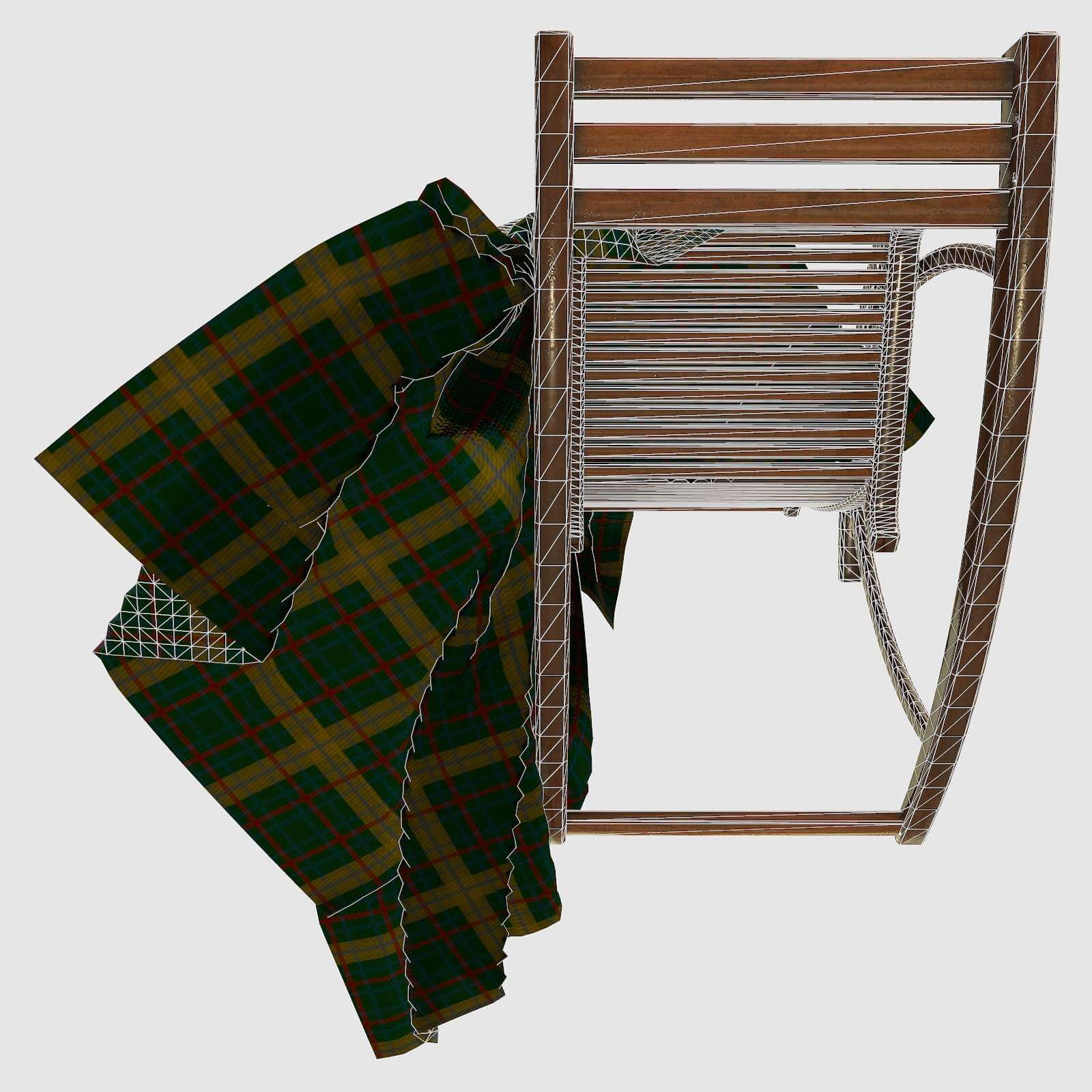 Rocking Chair - 3D Model by Nicu_Tepes