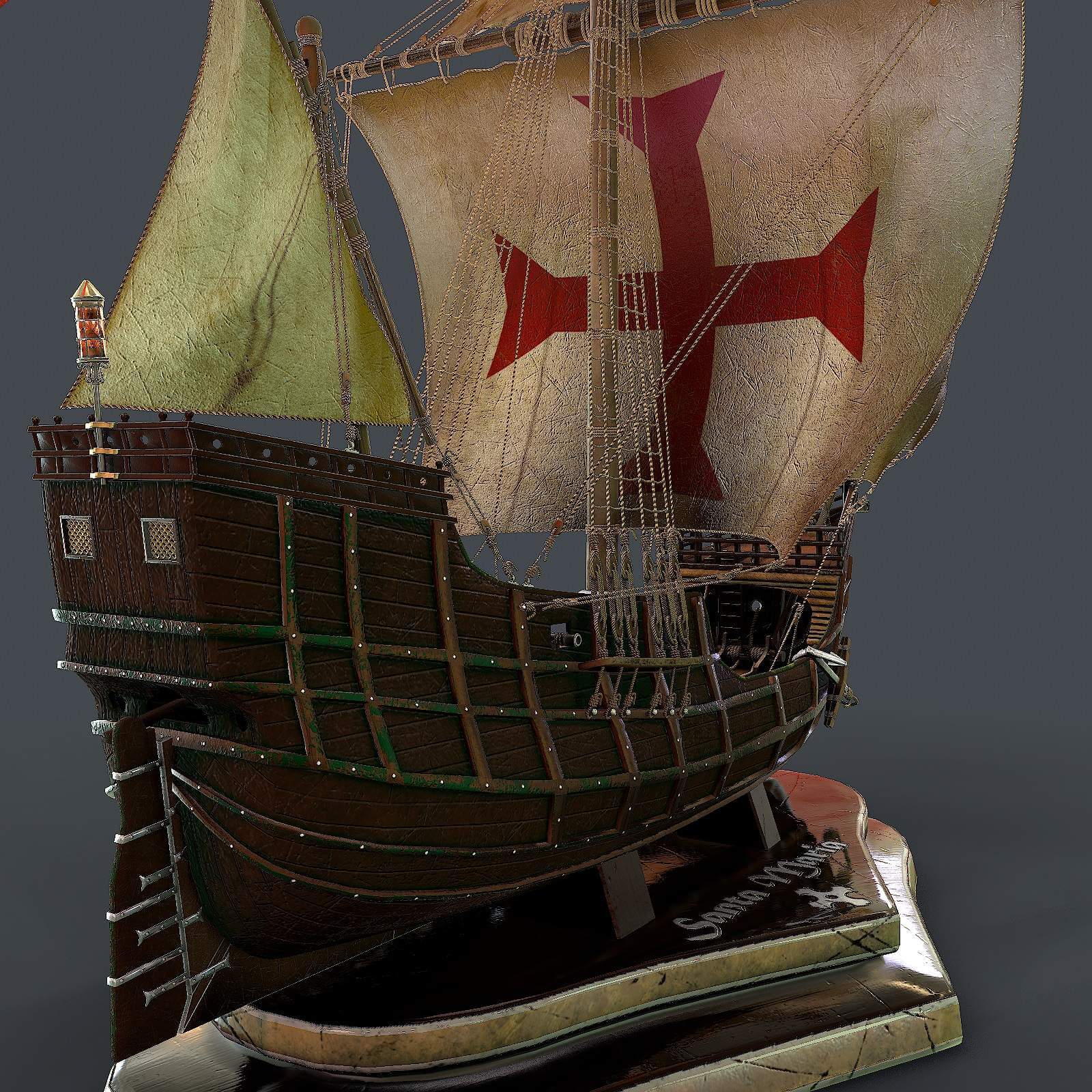 Santa Maria - 3D Model by Nicu_Tepes