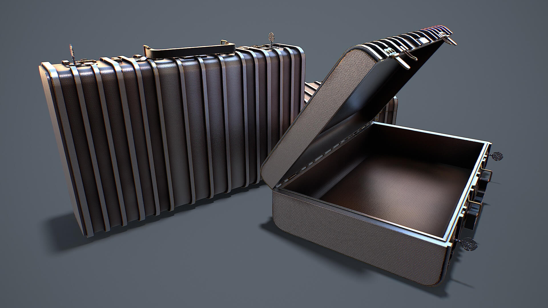 Suitcase 1 Safe - 3D Model by Nicu_Tepes