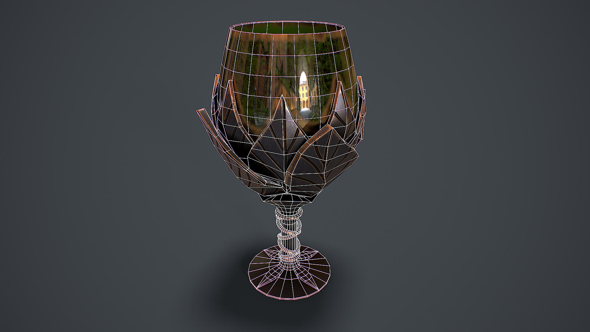 Table Service 3D Model by Nicu_Tepes