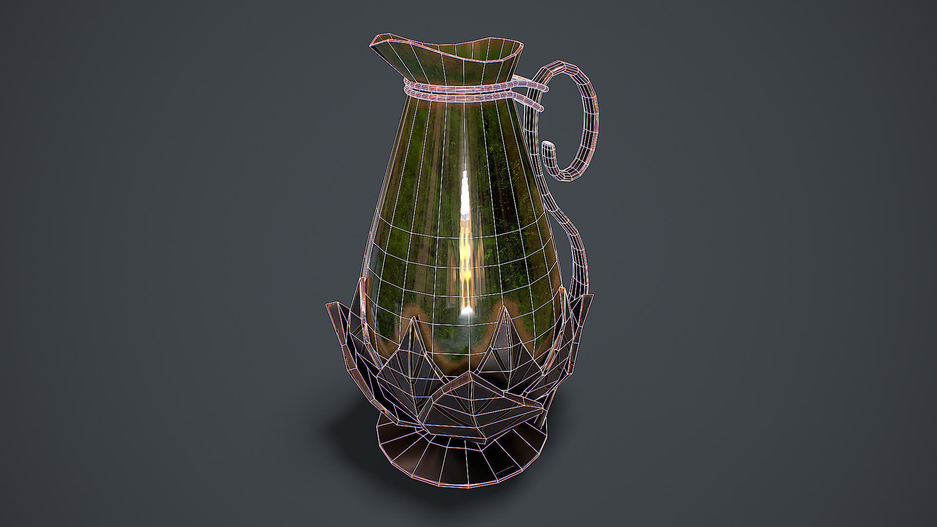 Table Service 3D Model by Nicu_Tepes