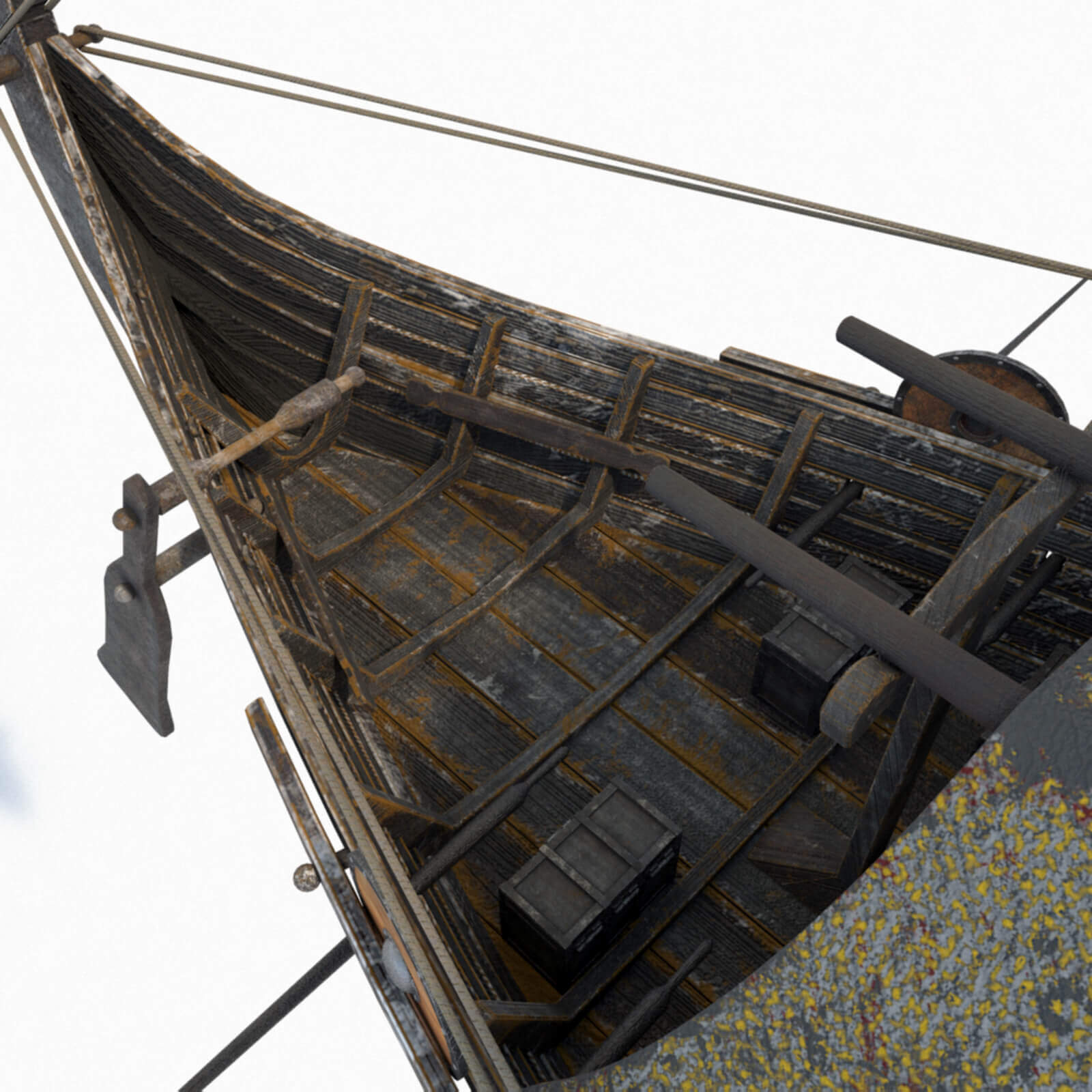 Viking Ship Drakkar - 3D Model by Nicu_Tepes