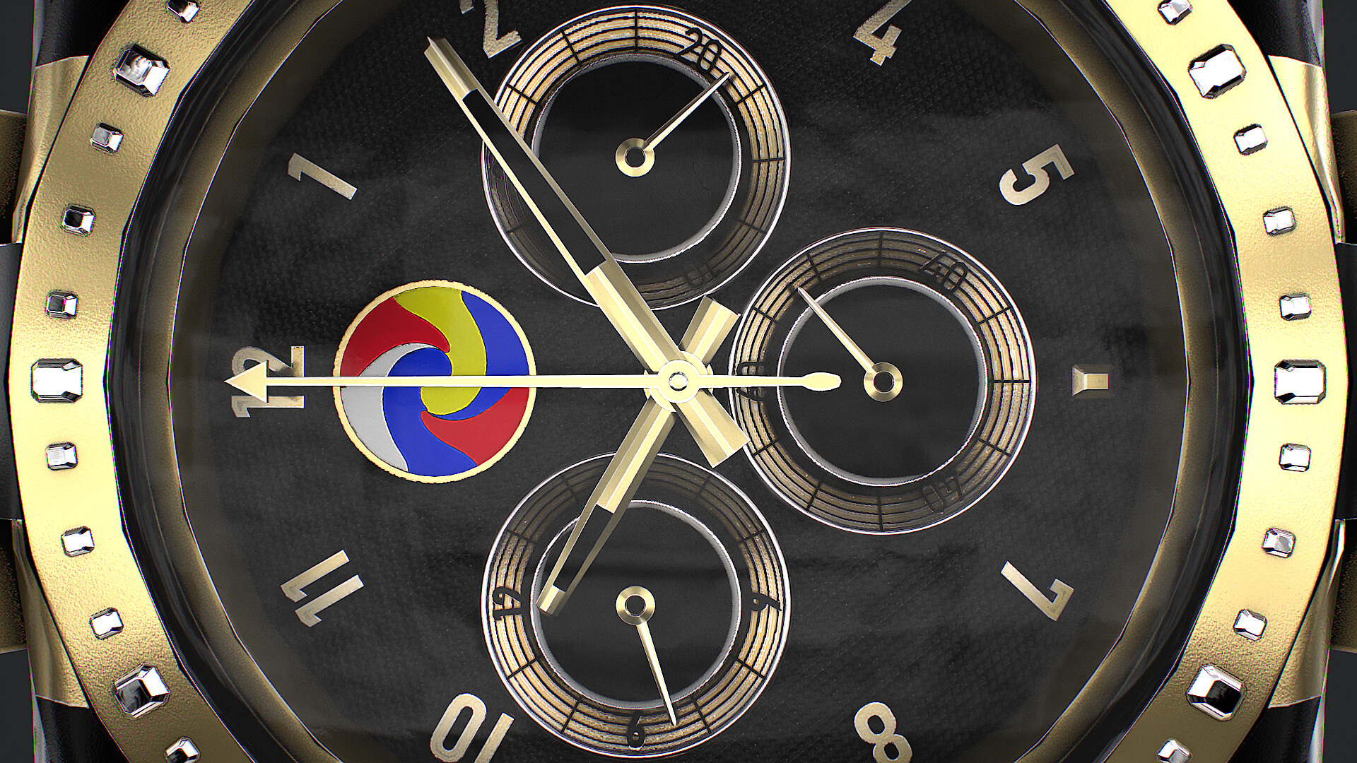 Watch 3D Model by Nicu_Tepes