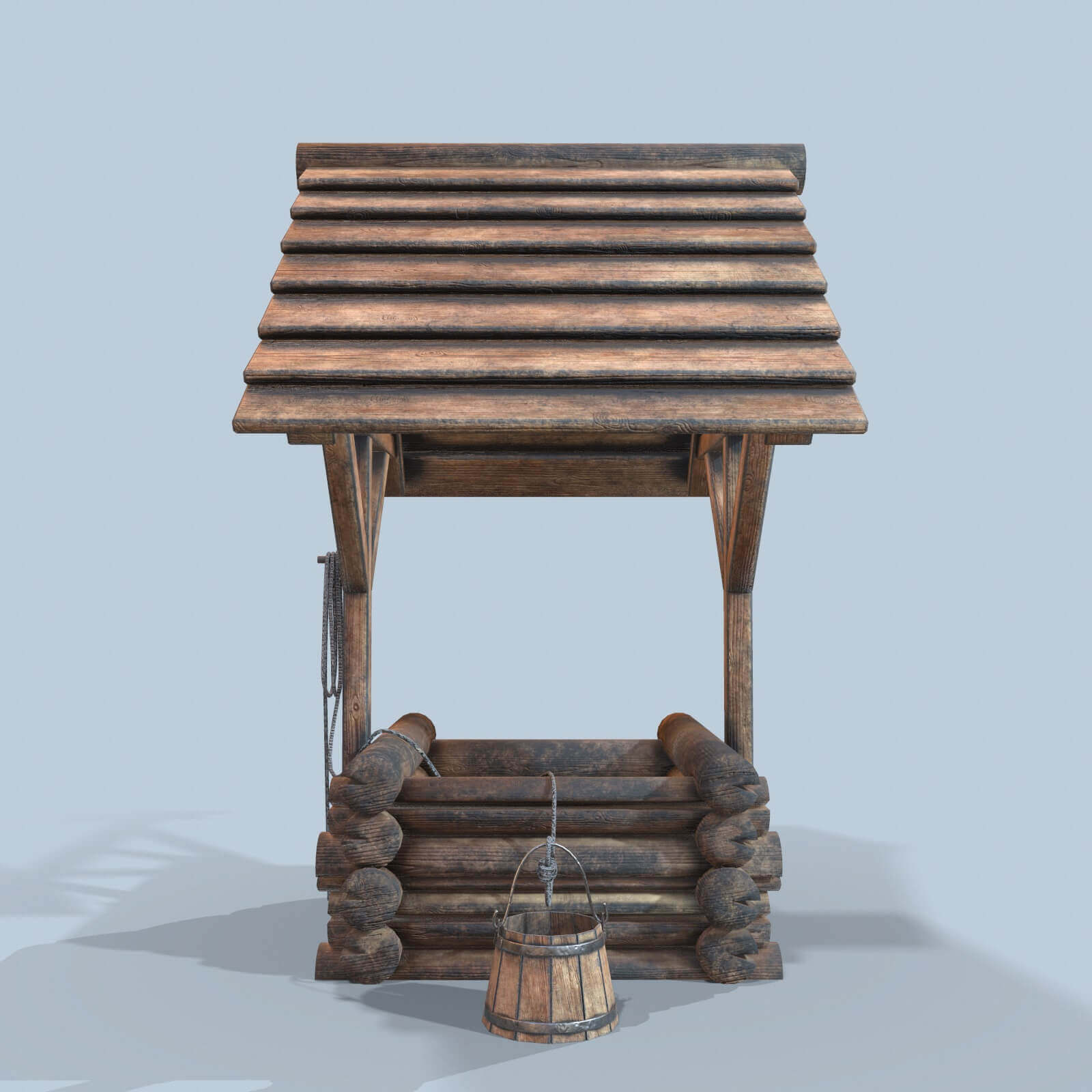 Wooden Well - Free 3D Model by Nicu_Tepes