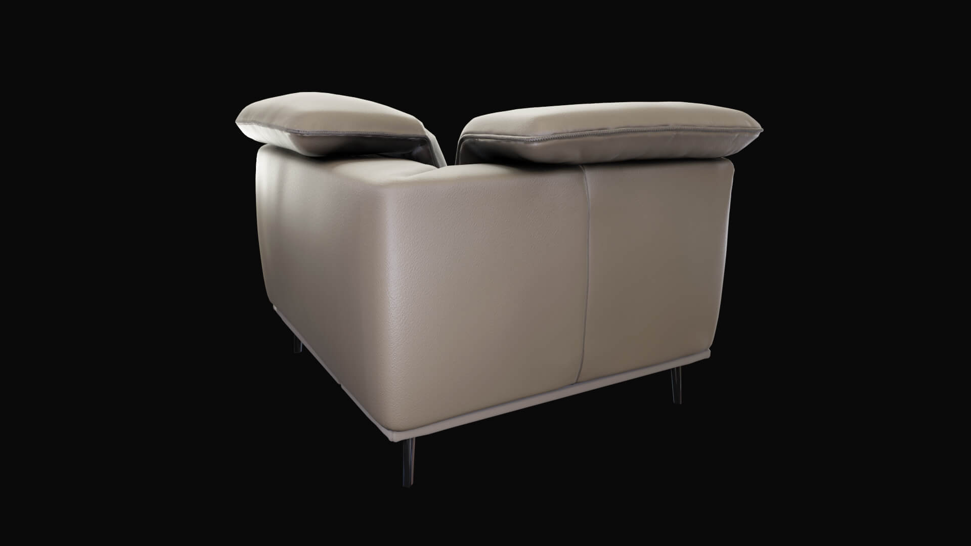 Leather Sofa - 3D Model by Nik Fiorentino