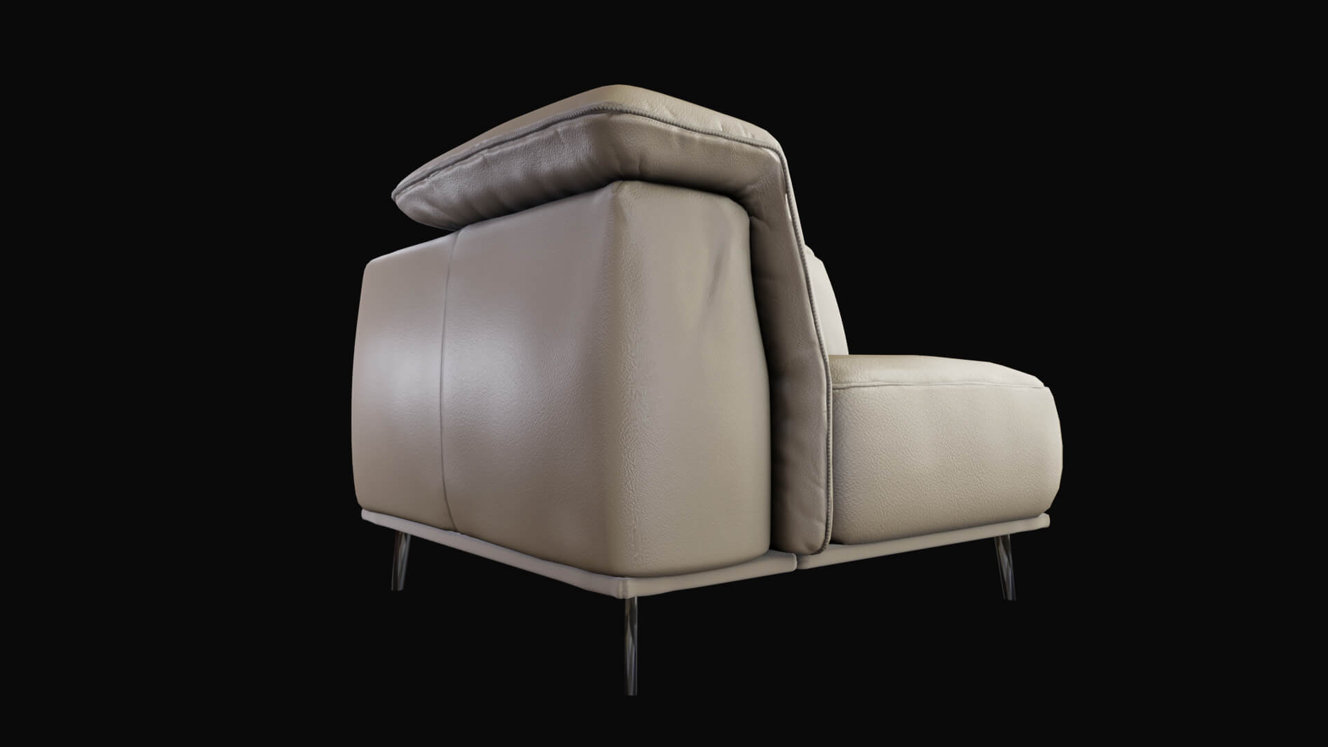 Leather Sofa - 3D Model by Nik Fiorentino