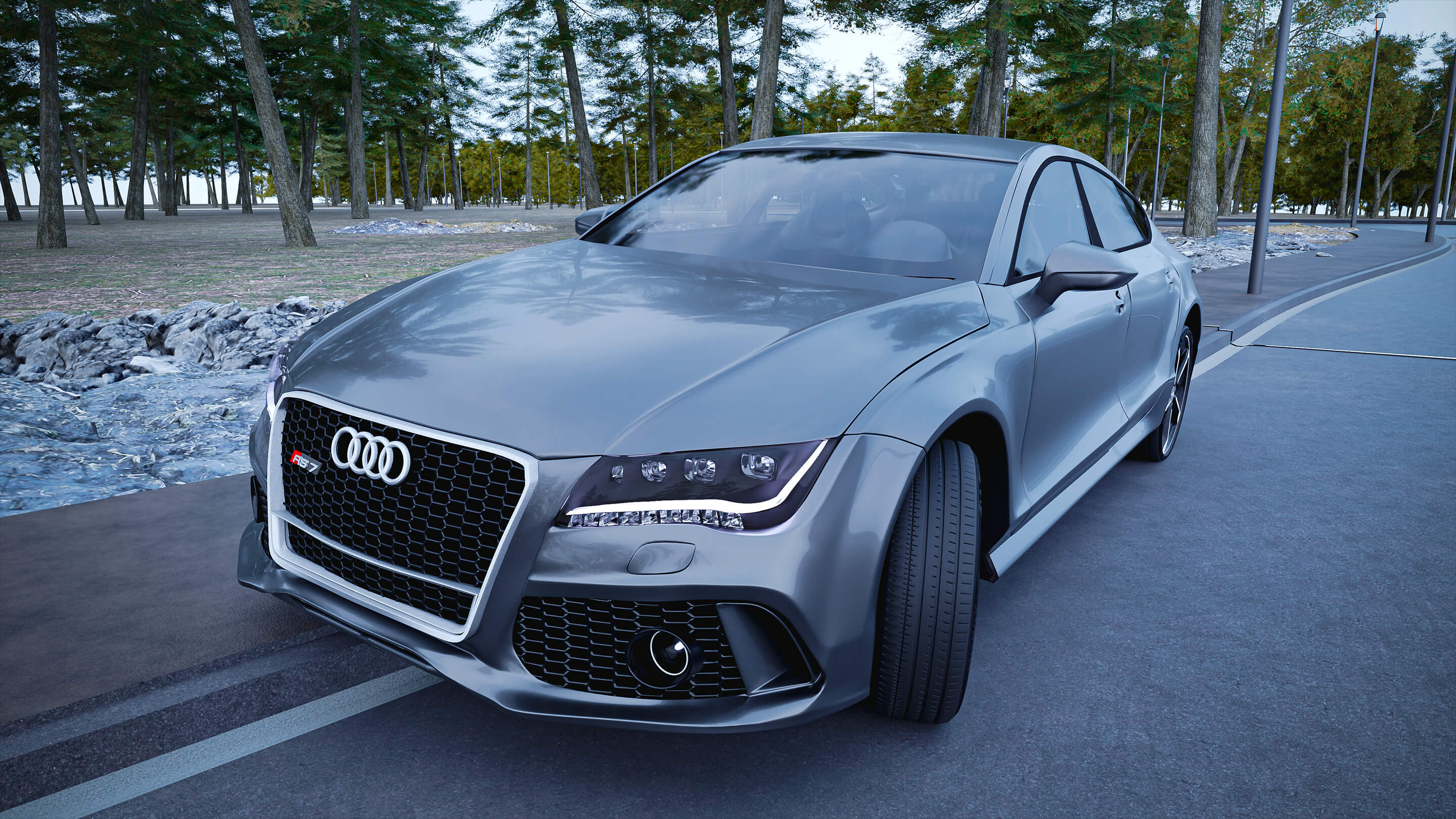 Audi RS7 2013 Sportback - 3D Model by Nikitoslav