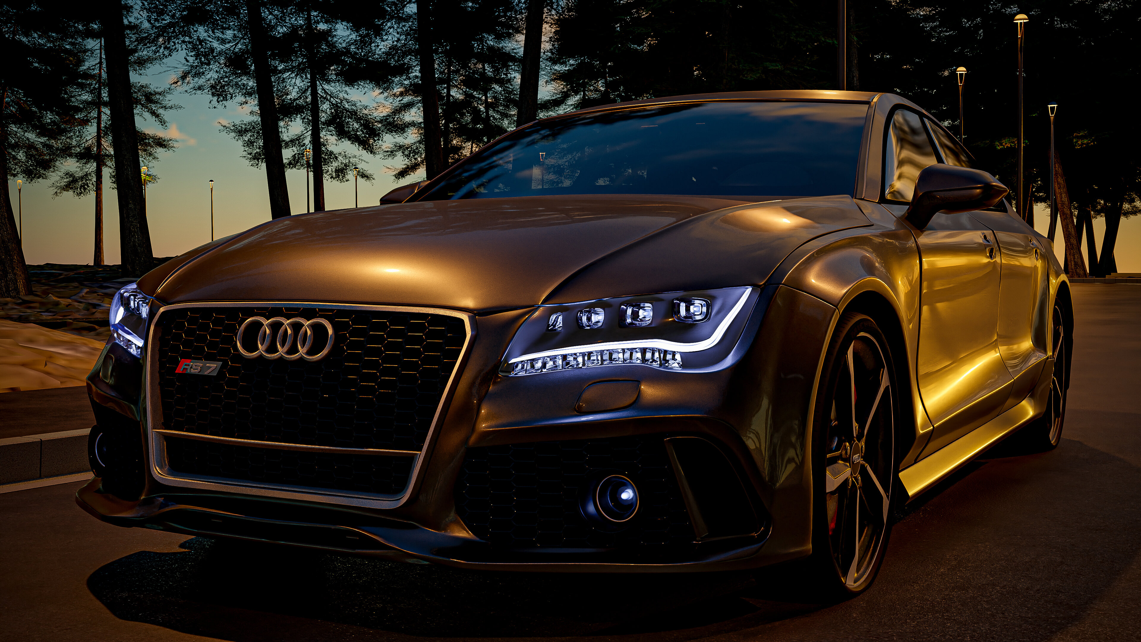 Audi RS7 2013 Sportback - 3D Model by Nikitoslav