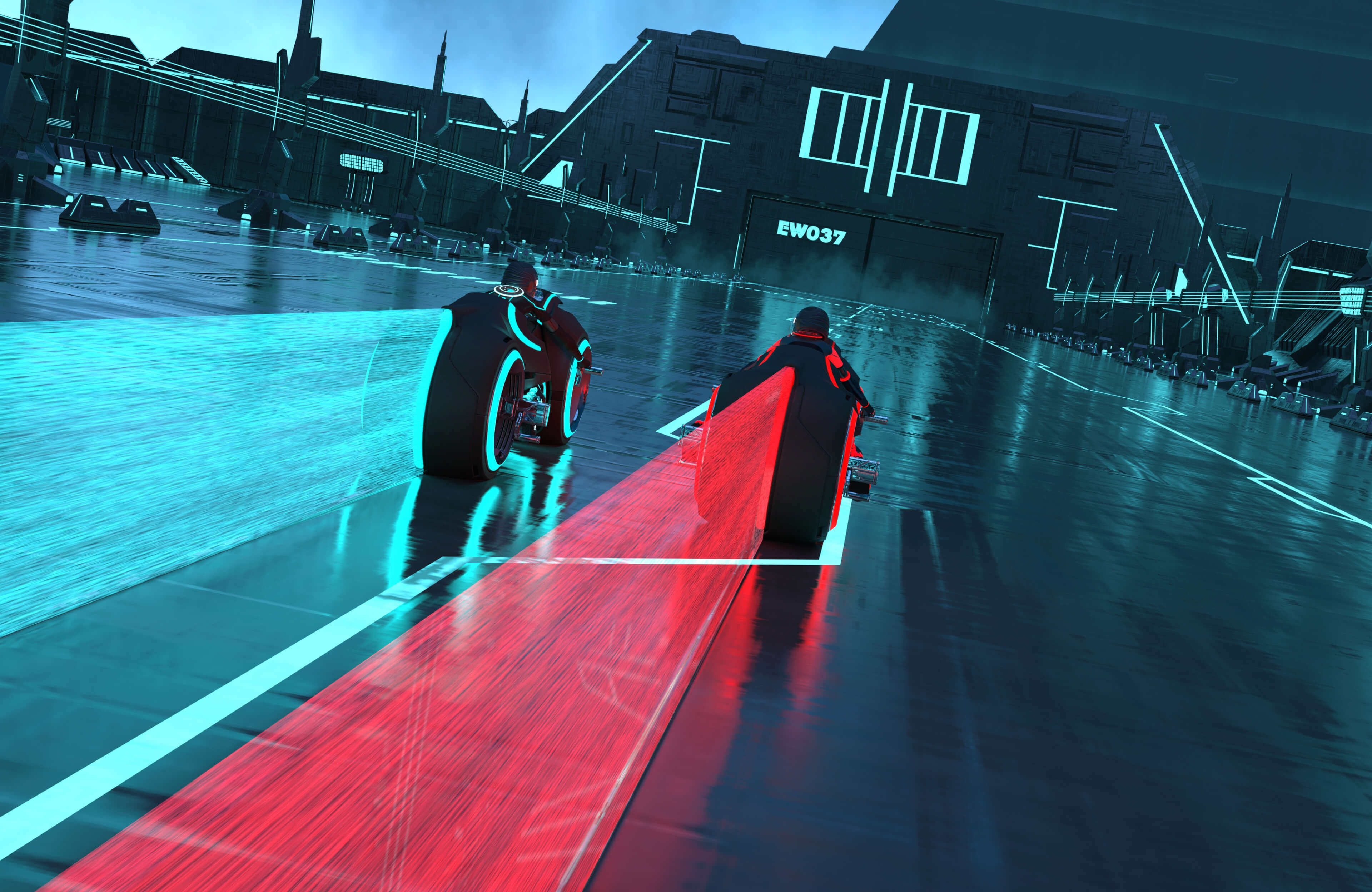 Duel 3D Render, Digital Art by ninjxc