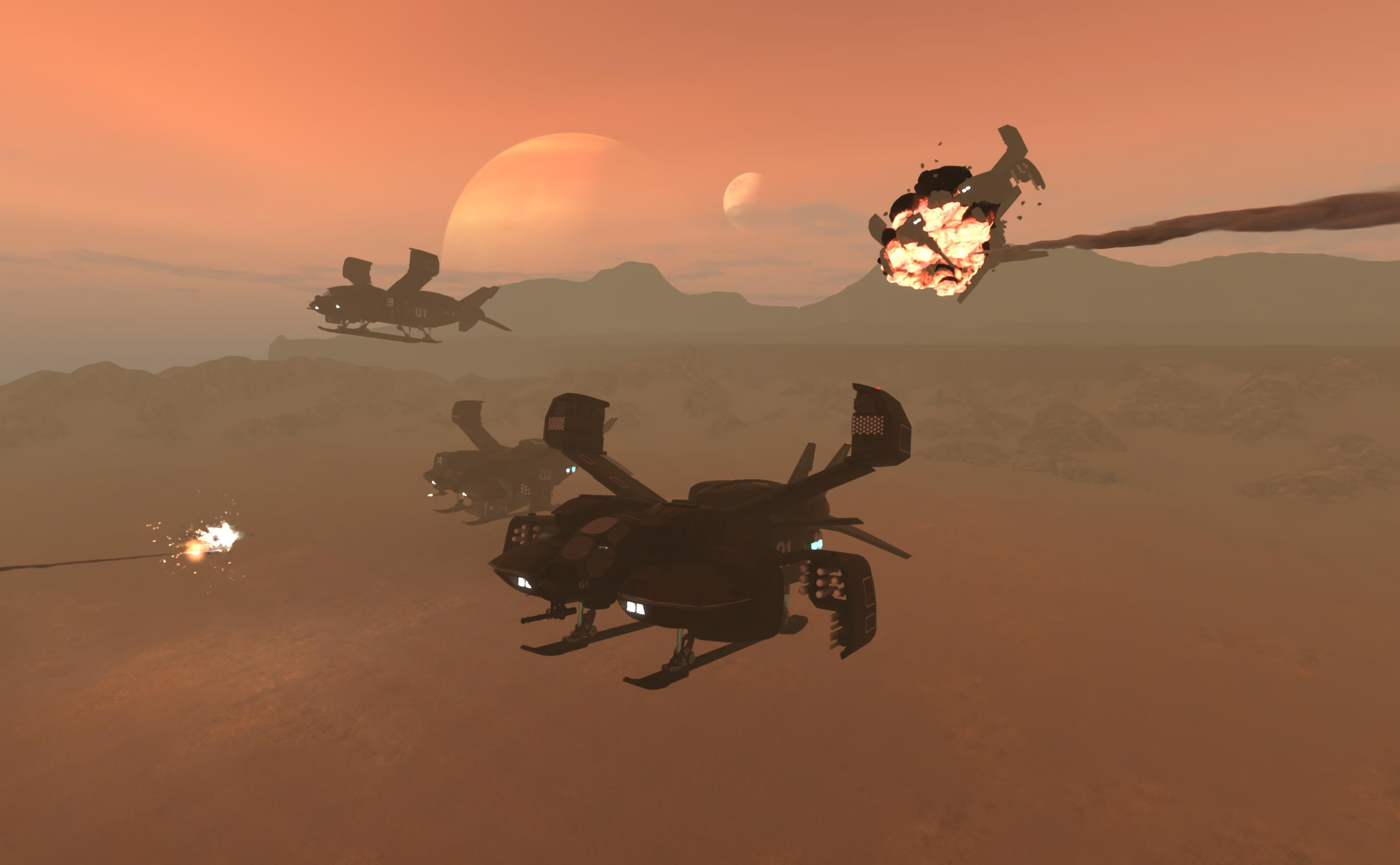 FLT-Combat drop (paint it black version) 3D Render by ninjxc