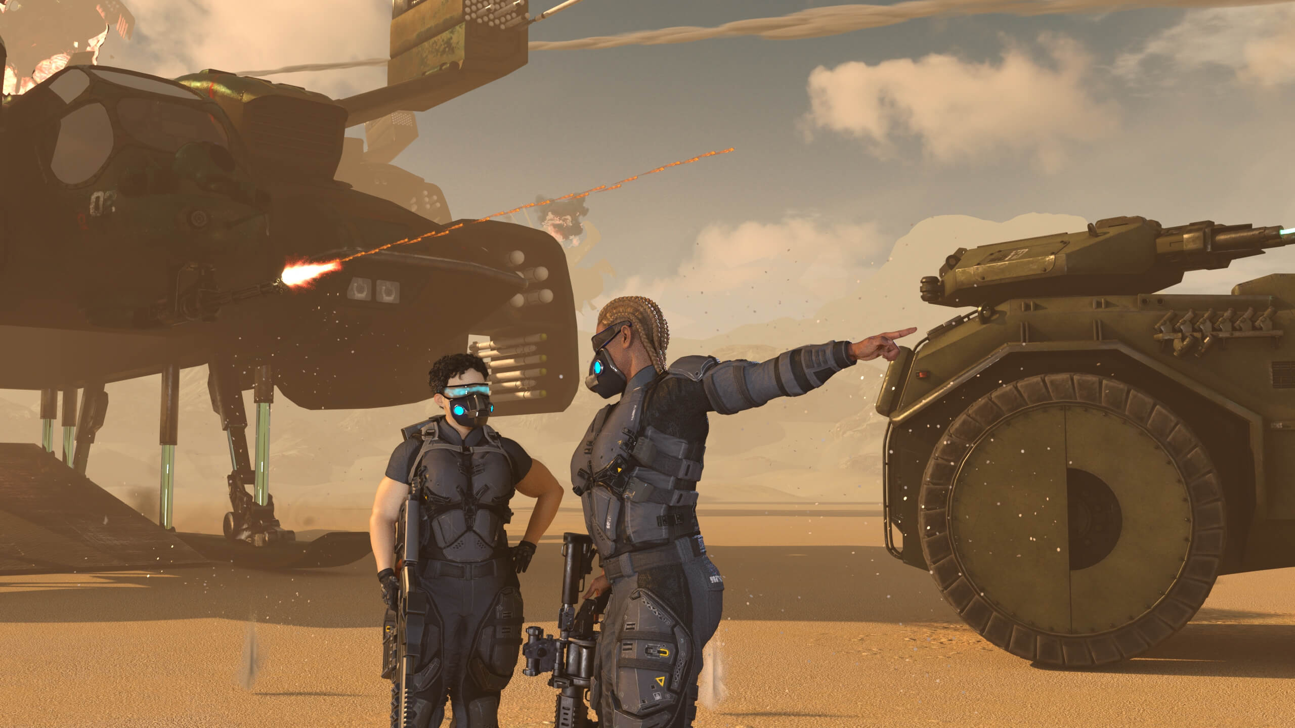 FLT-Combat drop (paint it black version) 3D Render by ninjxc