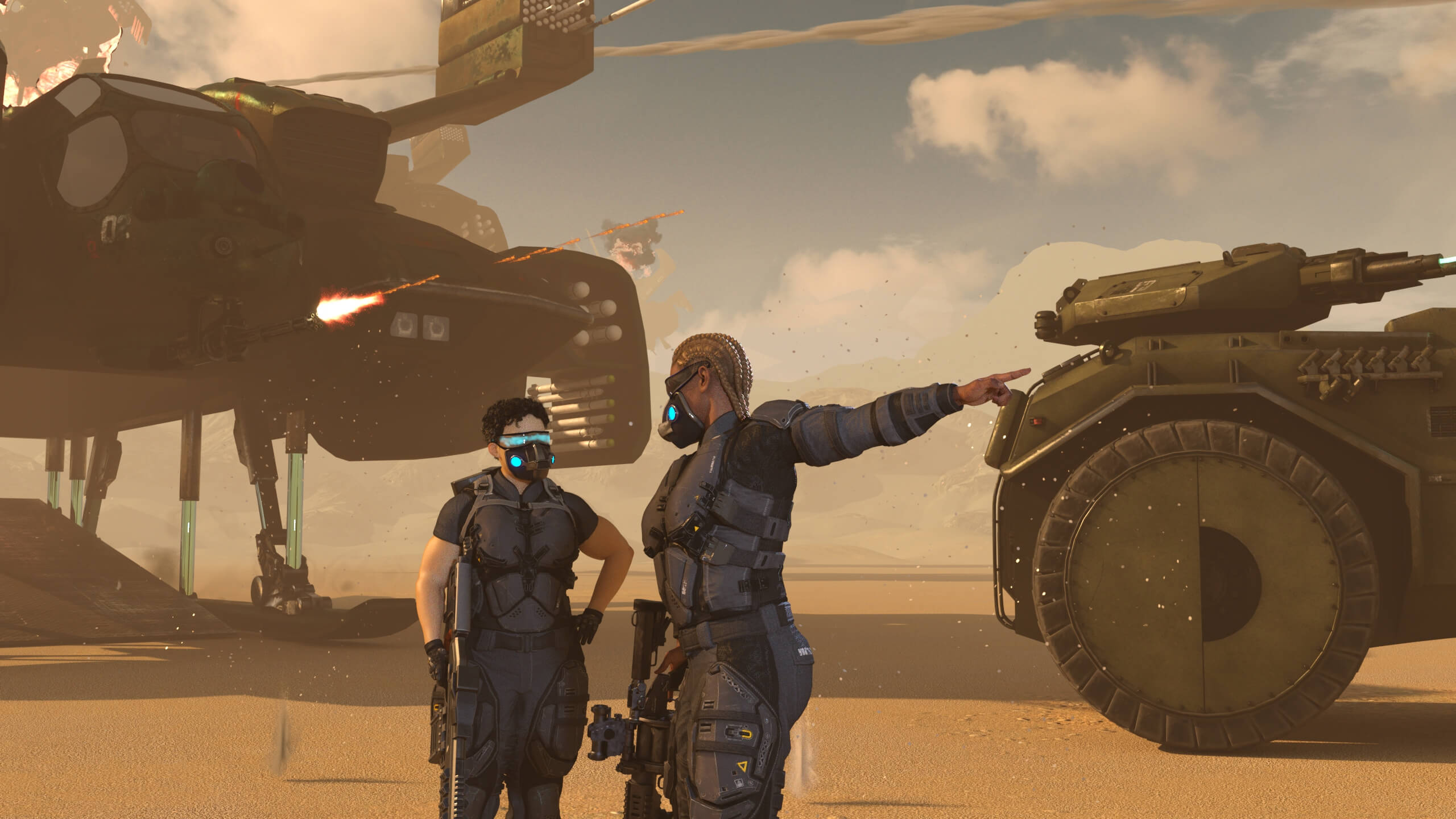 FLT-Combat drop (paint it black version) 3D Render by ninjxc