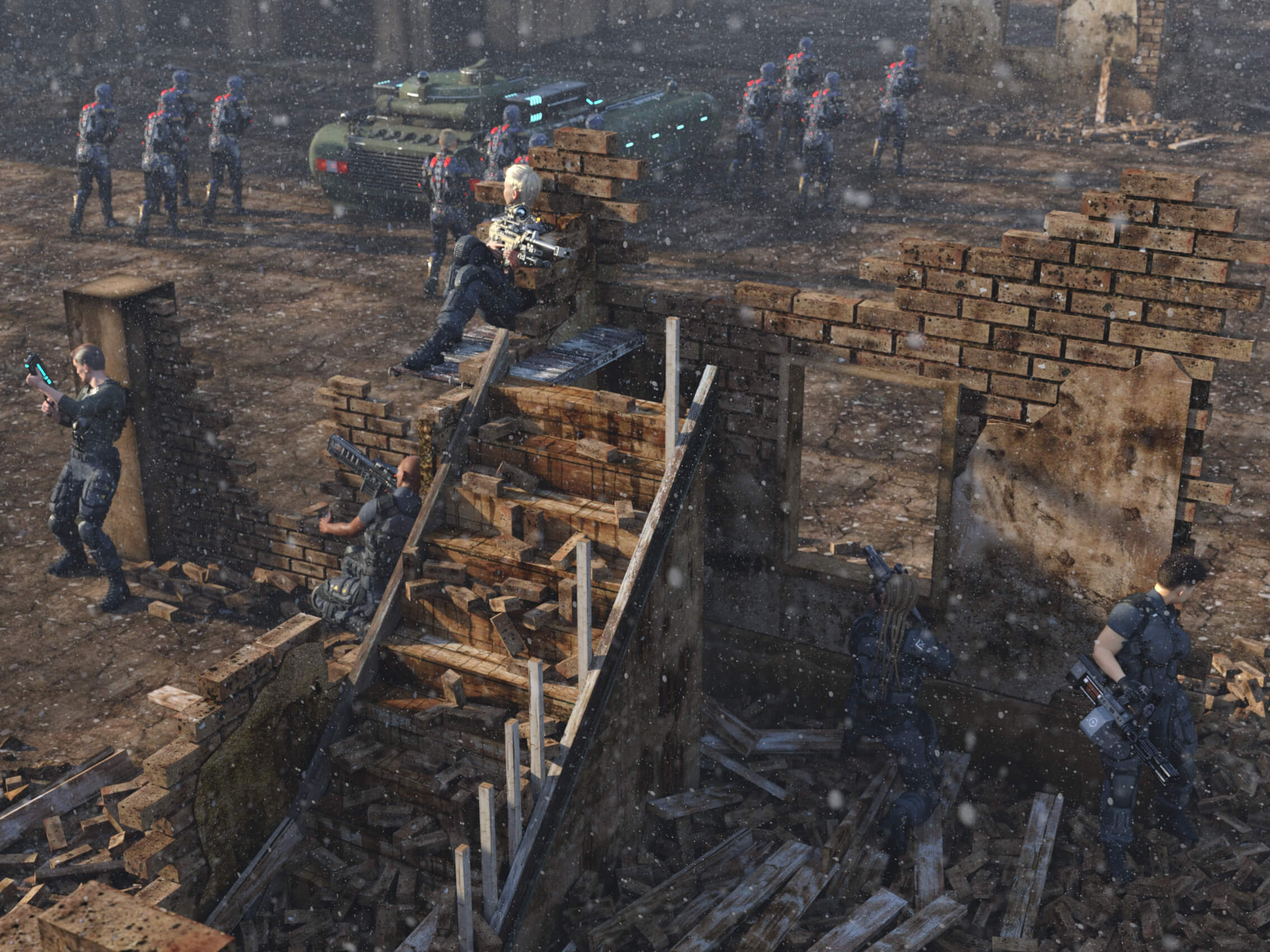 FLT FIBUA alts 3D Render, Digital Art by ninjxc