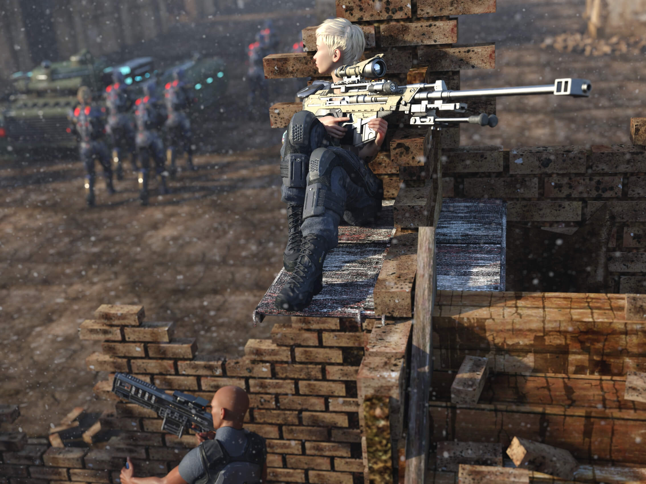 FLT FIBUA alts 3D Render, Digital Art by ninjxc