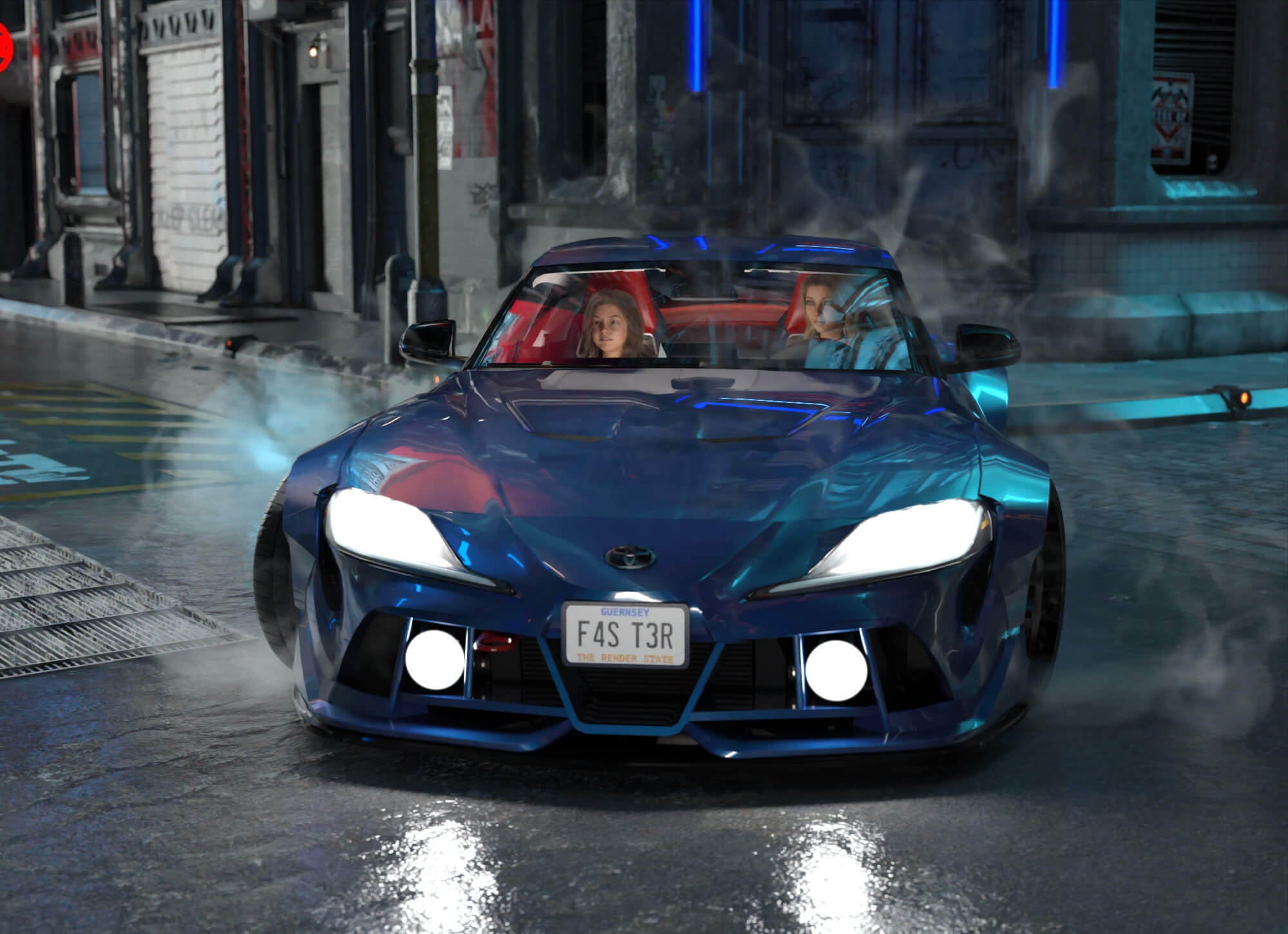 Joy ride 3D Render, Digital Art by ninjxc