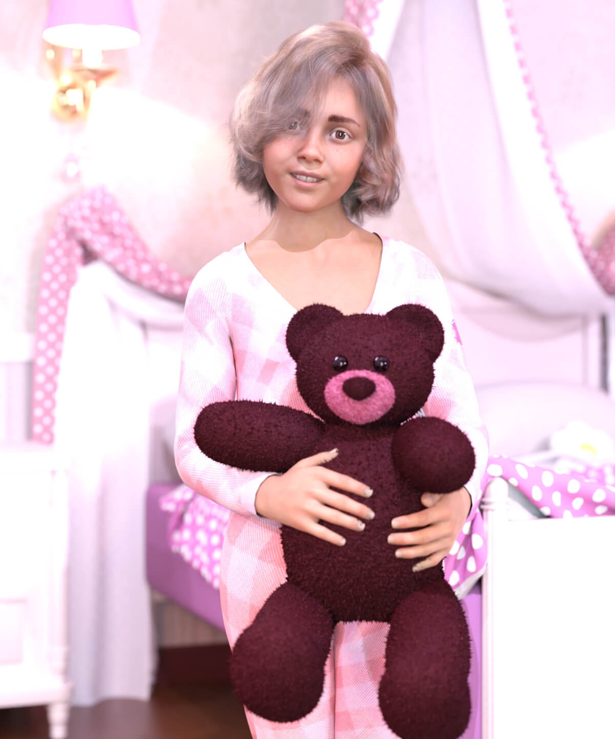 Maisy quick test 3D Render, Digital Art by ninjxc