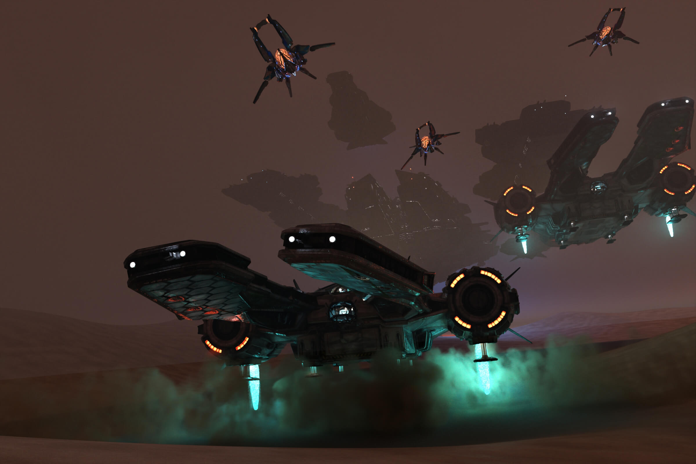 FLT-Planetfall 3D Render, Digital Art by ninjxc