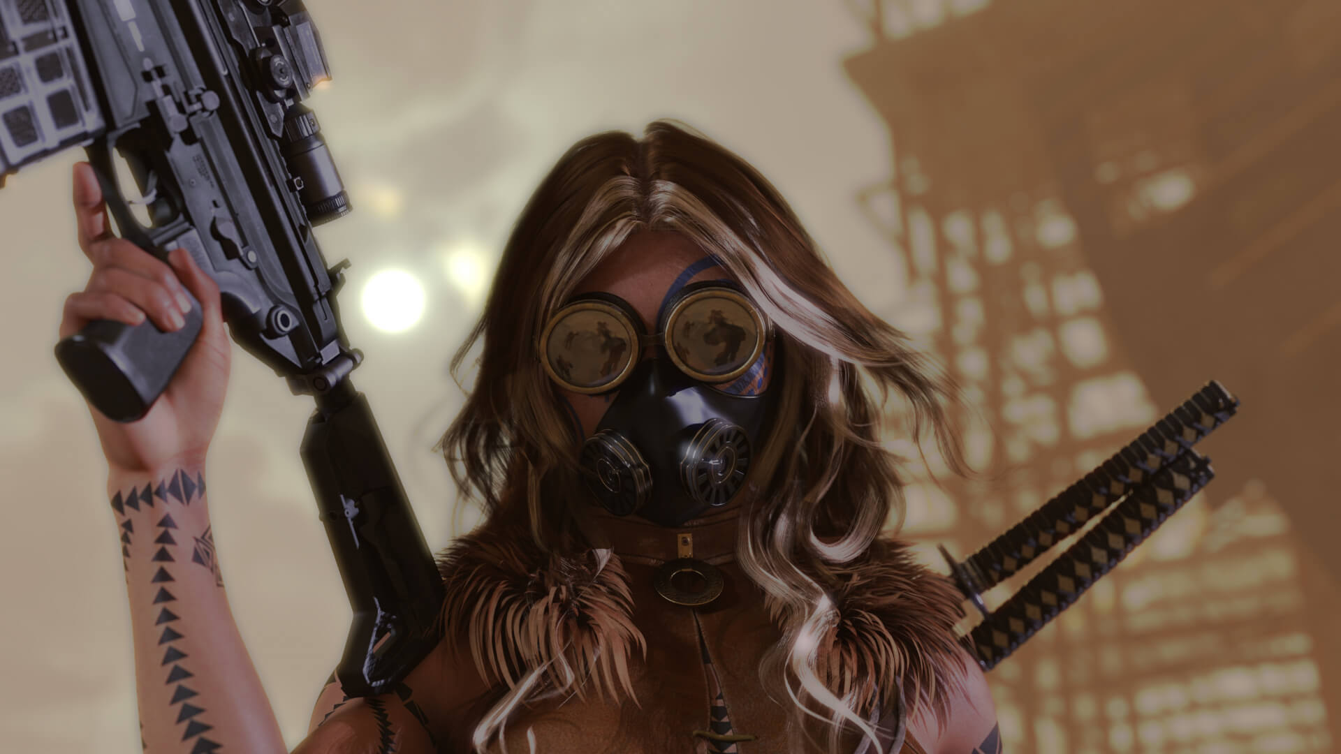 Huntress and Prey by ninjxc | RenderHub Wallpapers