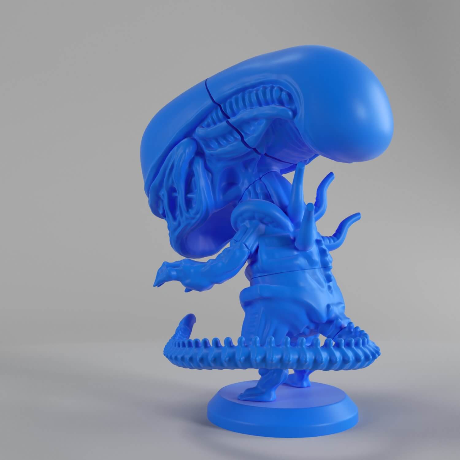 Alien Xenomorph Chibi - 3D Model by nivinpoly420
