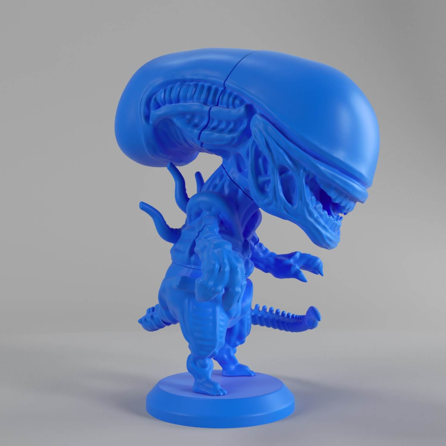 Alien Xenomorph Chibi - 3D Model by nivinpoly420