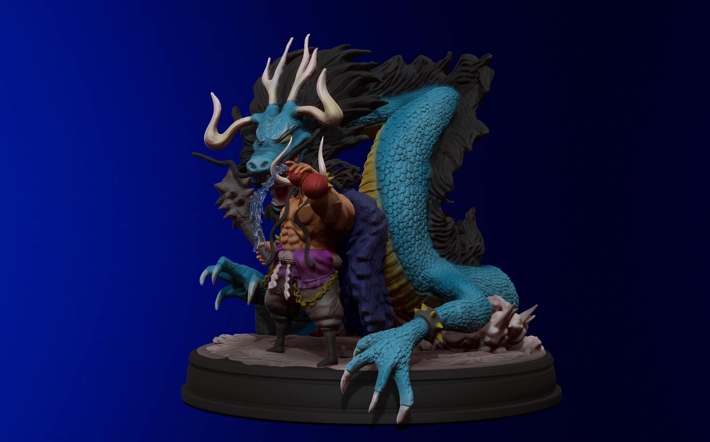Kaido Onepiece Yonko - 3D Model by nivinpoly420