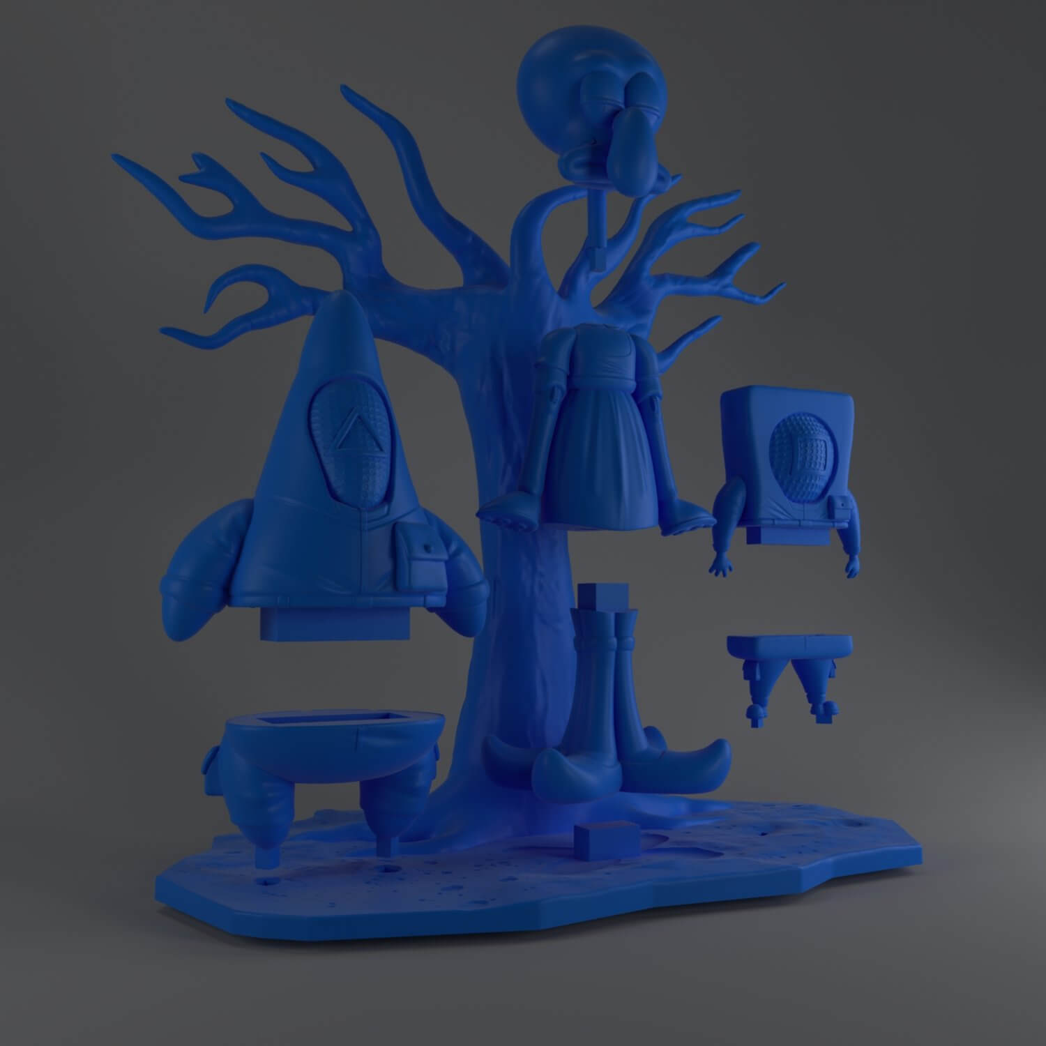 Squid Game Sponge Bob - 3D Model by nivinpoly420