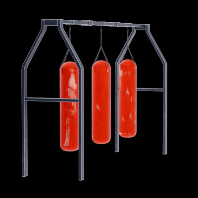 Fitness Boxing Bags - 3D Model by Nivora