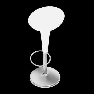 High Table Chair - 3D Model by Nivora