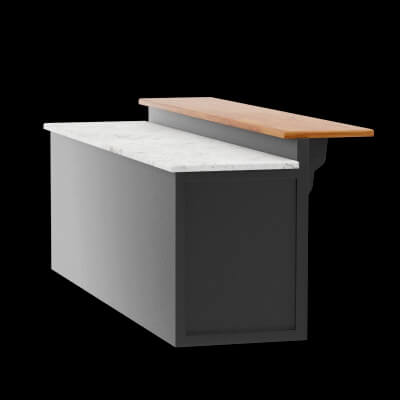Kitchen Counter - 3D Model by Nivora