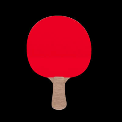 Ping Pong Bat - 3D Model by Nivora